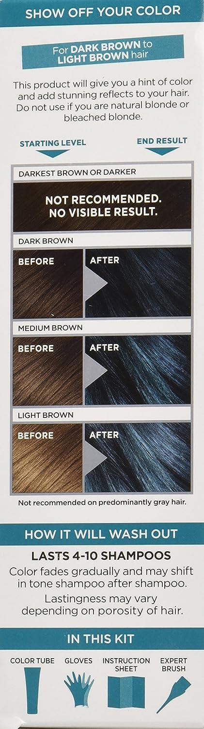 L'Oreal Paris Colorista Teal Semi-Permanent Hair Color for Brunettes ...