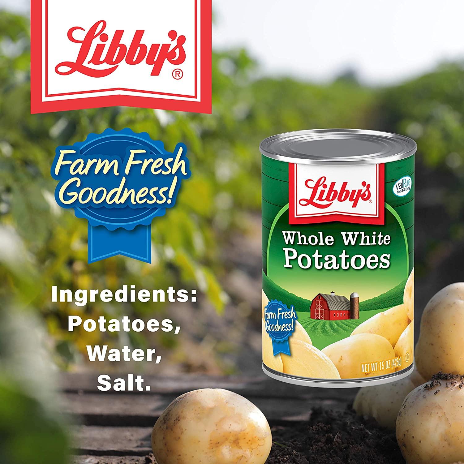 Libby's Whole White Potatoes 15oz Cans - Pack of 12 | Premium Quality | Buy Now with Express ...