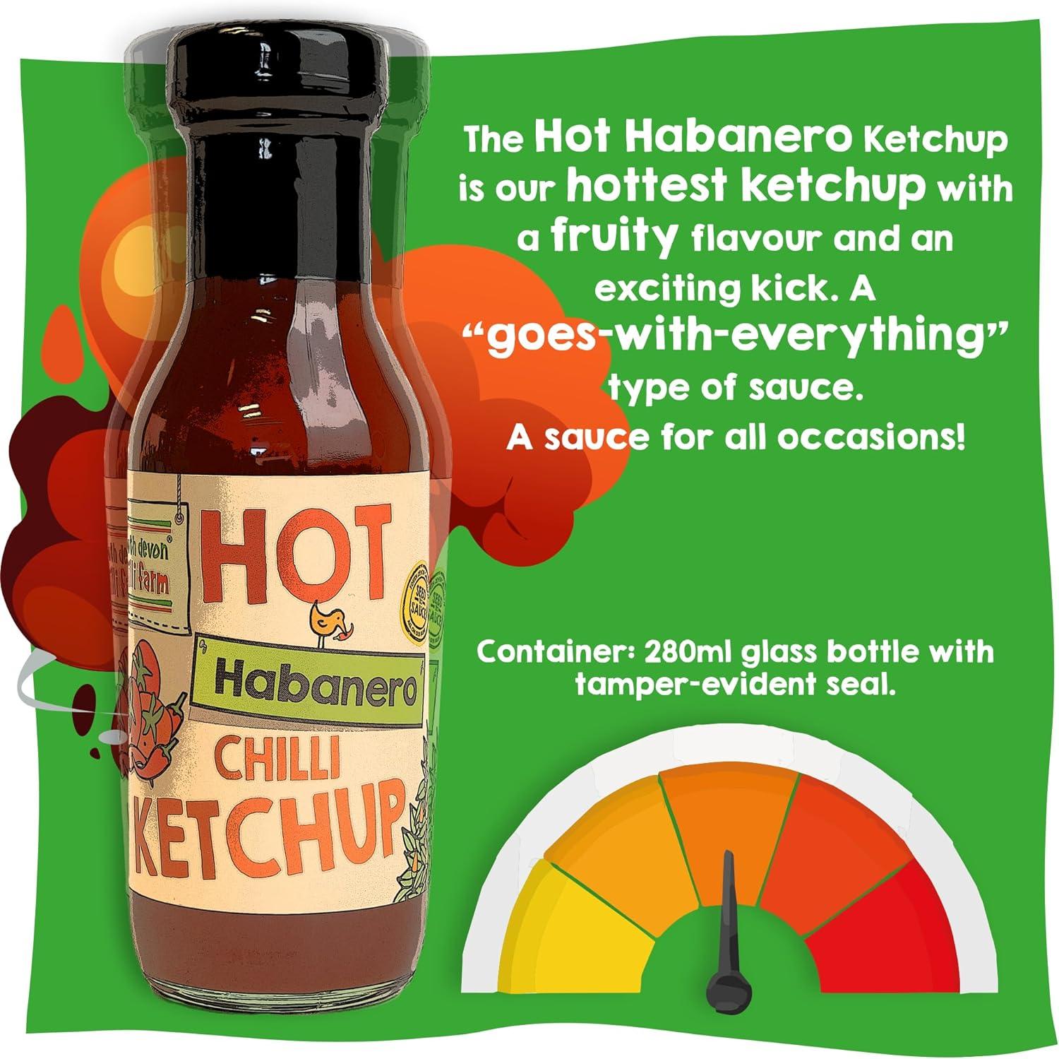 South Devon Chilli Farm | Hot HABANERO Chilli Ketchup Homegrown Gluten ...