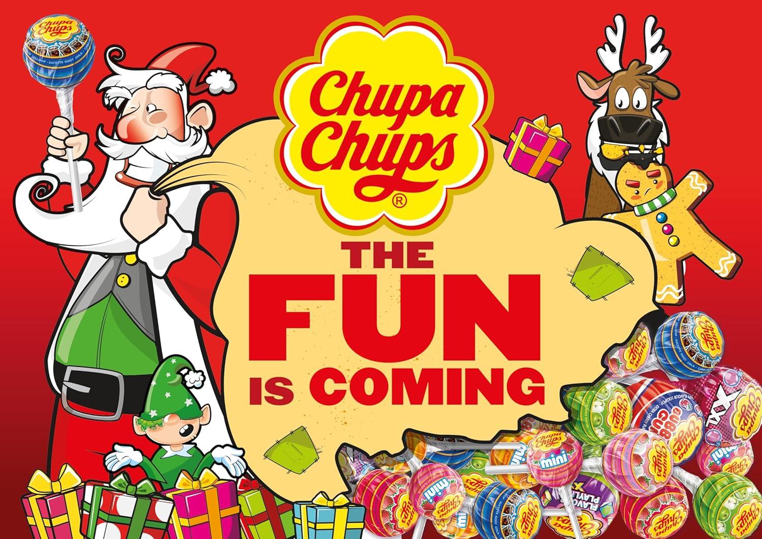 Chupa Chups - Assorted Fruit Flavoured Lollipops - 'Best Of' Laydown ...