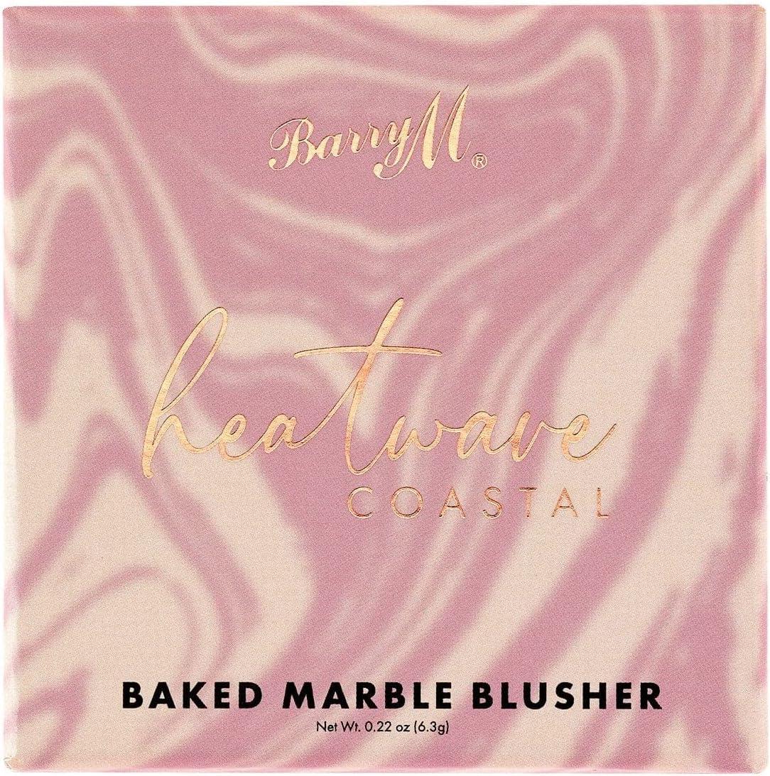 Barry M Heatwave Pink Coastal Baked Marbled Blush | Buy Now with ...