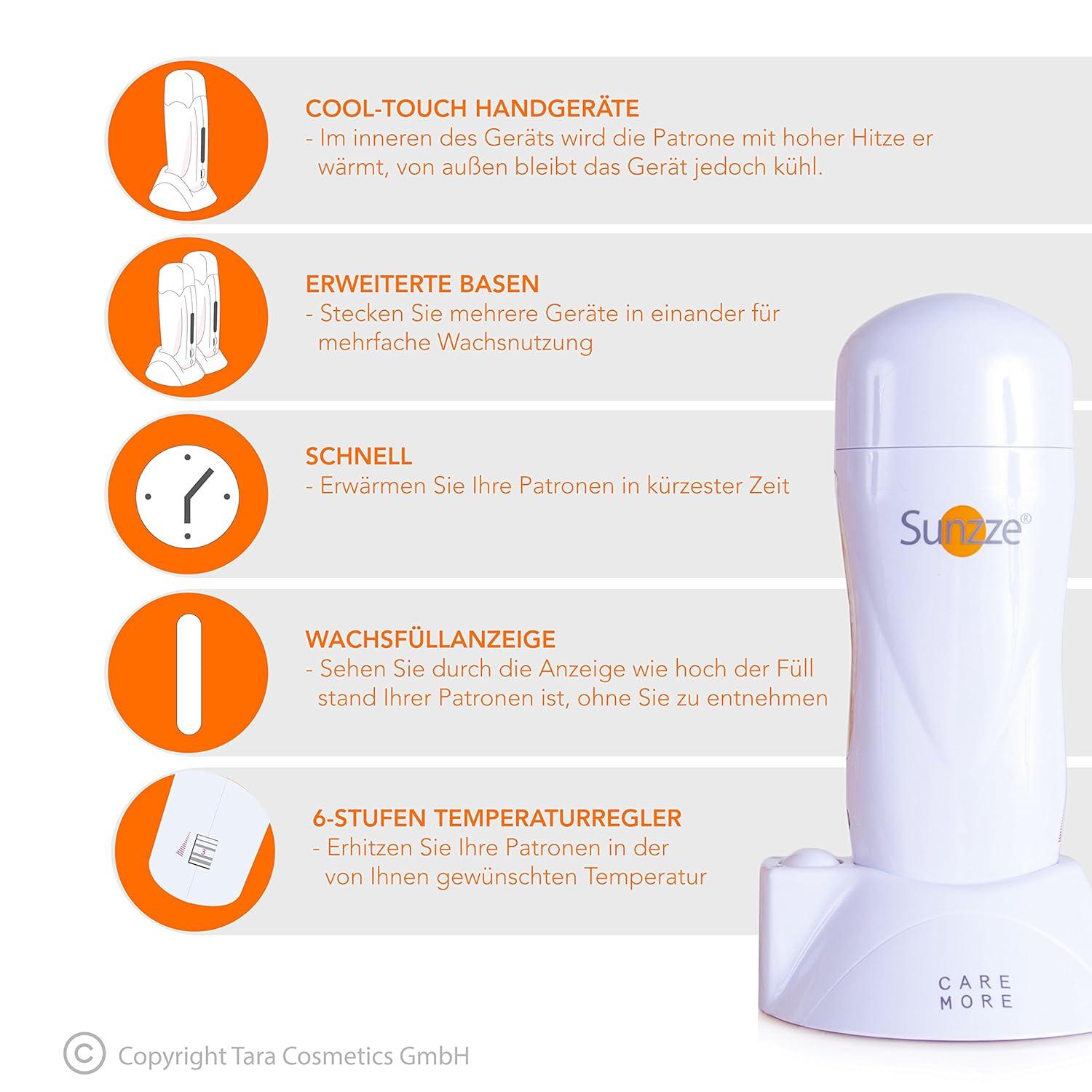 Sunzze Professional 2-Way Wax Station with Temperature Controller Ideal ...