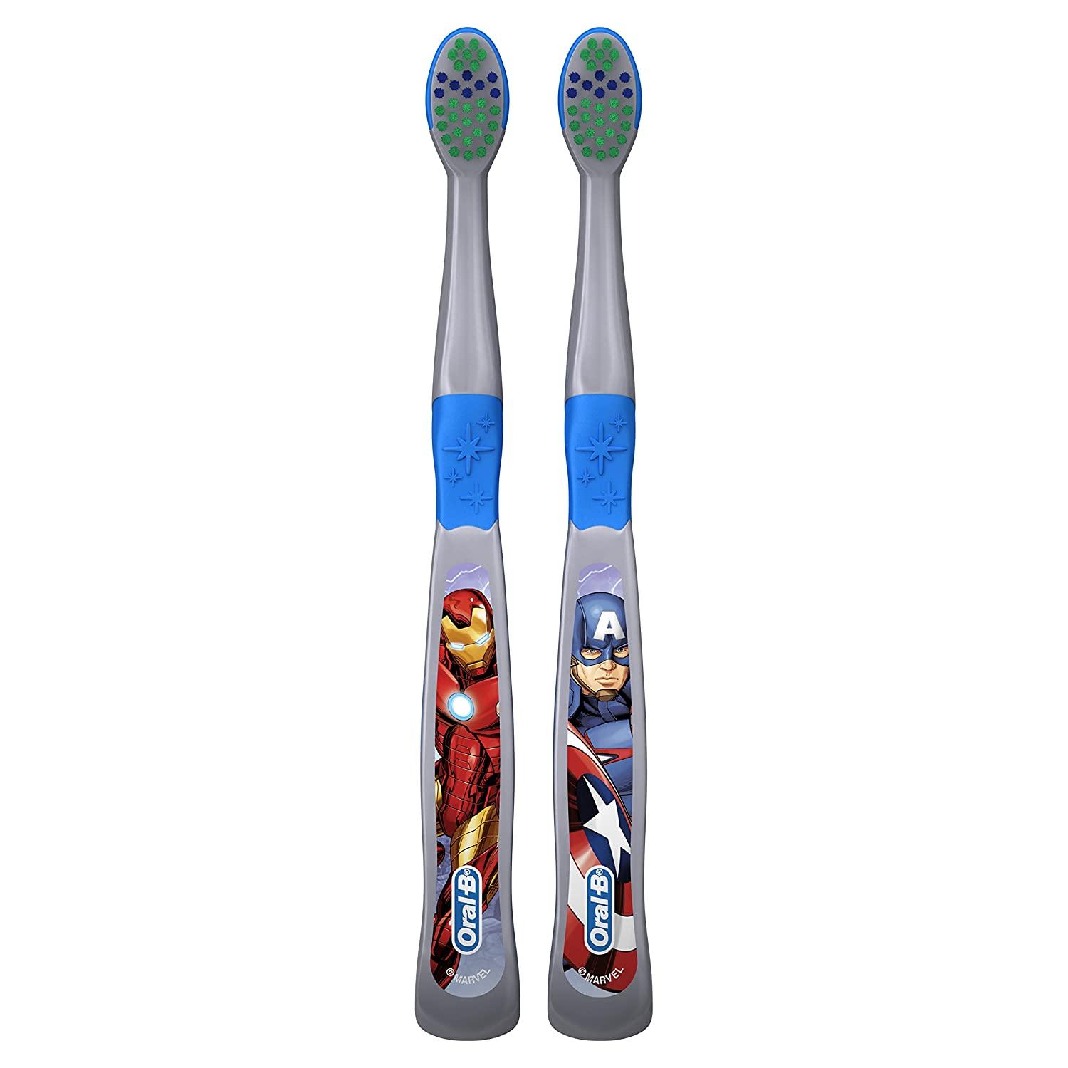 Oral-B Pro-Health Stages Avengers Assemble Toothbrushes (Soft) 5-7 ...