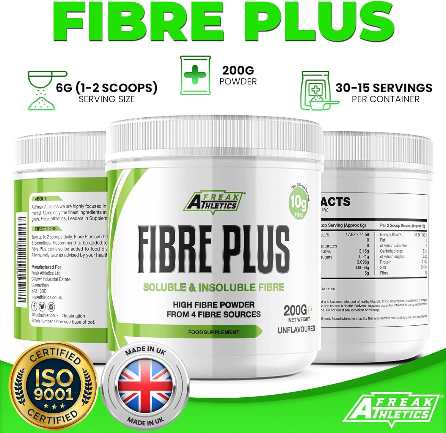 Fibre Supplement Powder 200g - 10g Fibre Per Serving - Prebiotic Blend ...