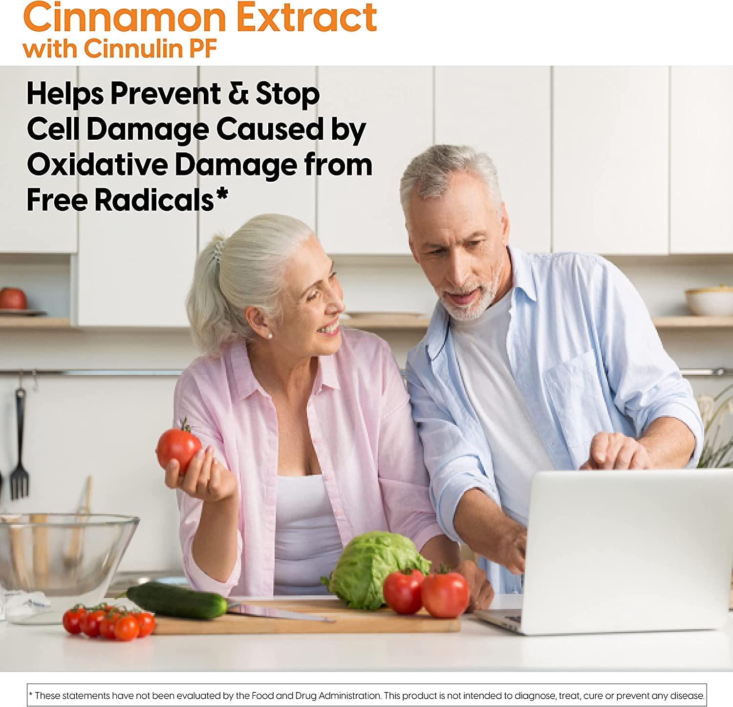 Doctor's Best Cinnamon Extract Cinnulin PF 125mg - Blood Sugar Support ...