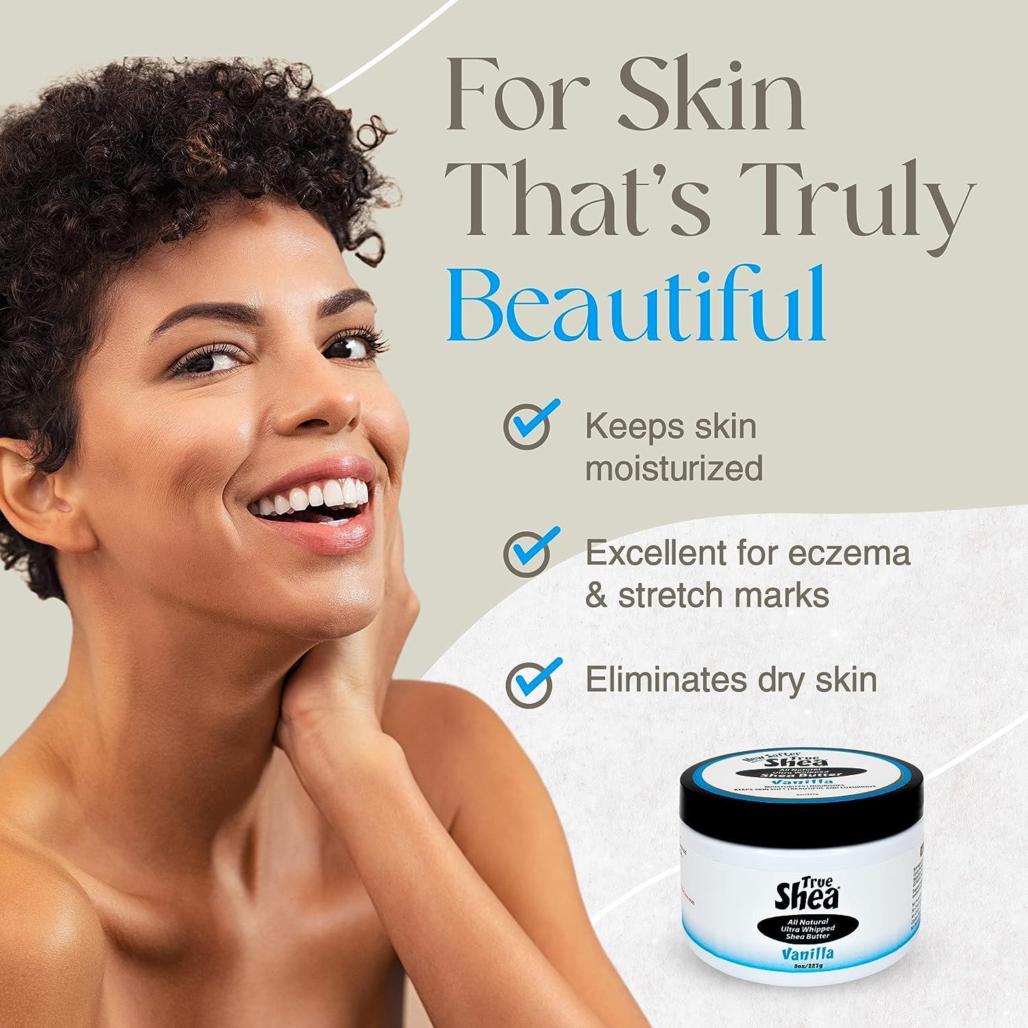 Vanilla-Scented Moisturizing Whipped Shea Butter | All-Natural Skincare ...