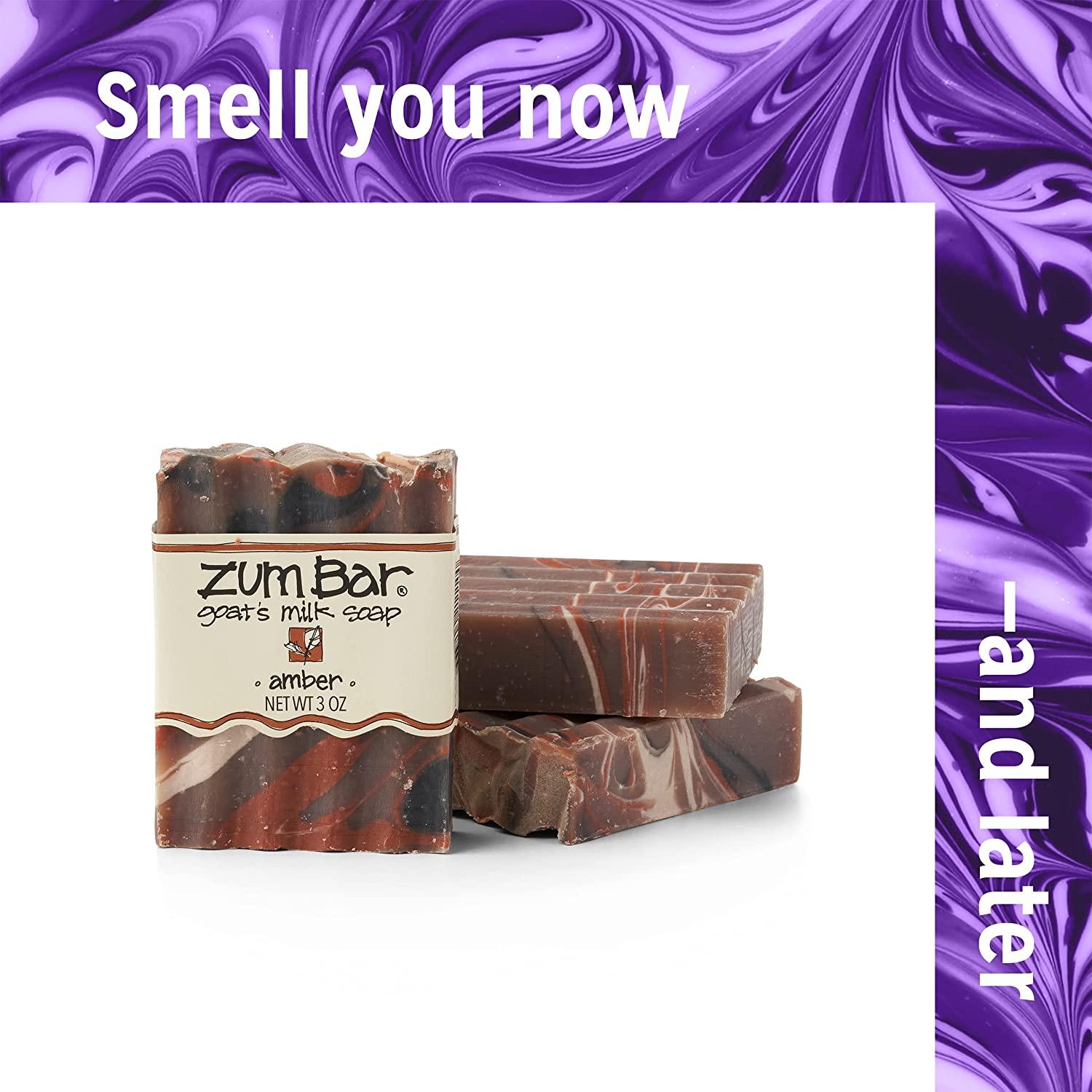 ZUM Zum Bar Goat's Milk Soap - Amber Scent 3 oz | Natural ...