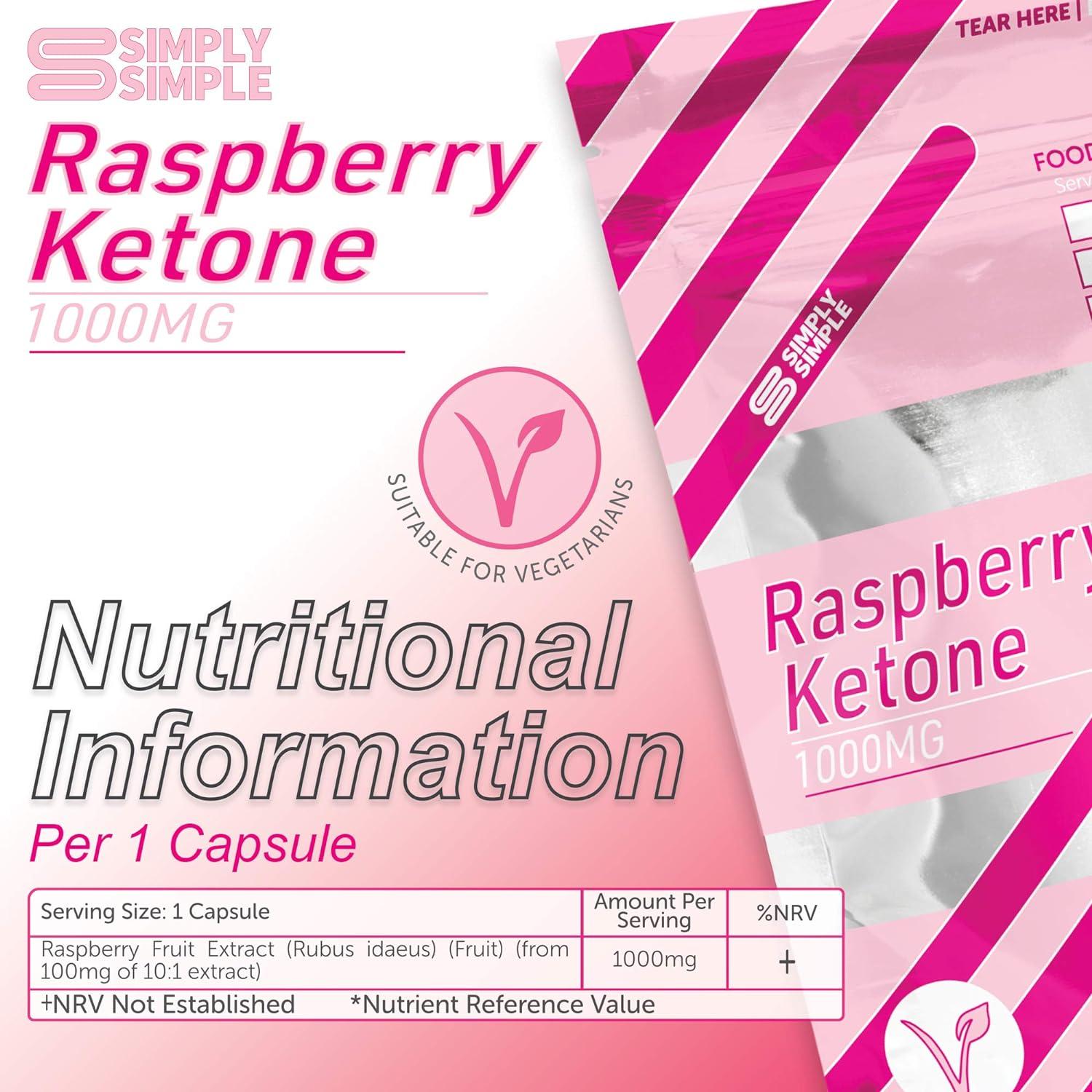 Raspberry Ketone Pills 1000mg Pure Extract for Weight Loss | Keto Diet ...