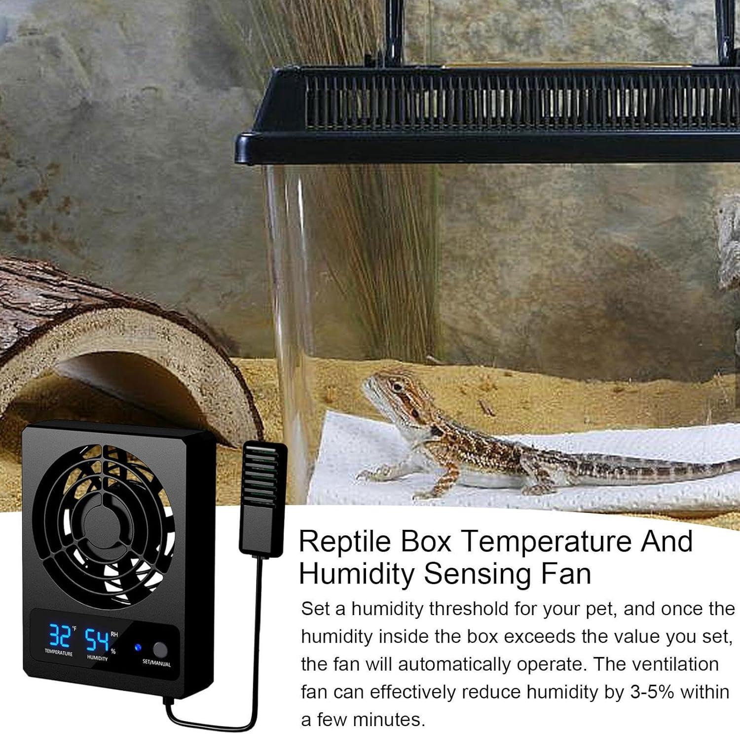 Rurunklee Ventilation Fan for Reptile Enclosure - Smart Reptile ...