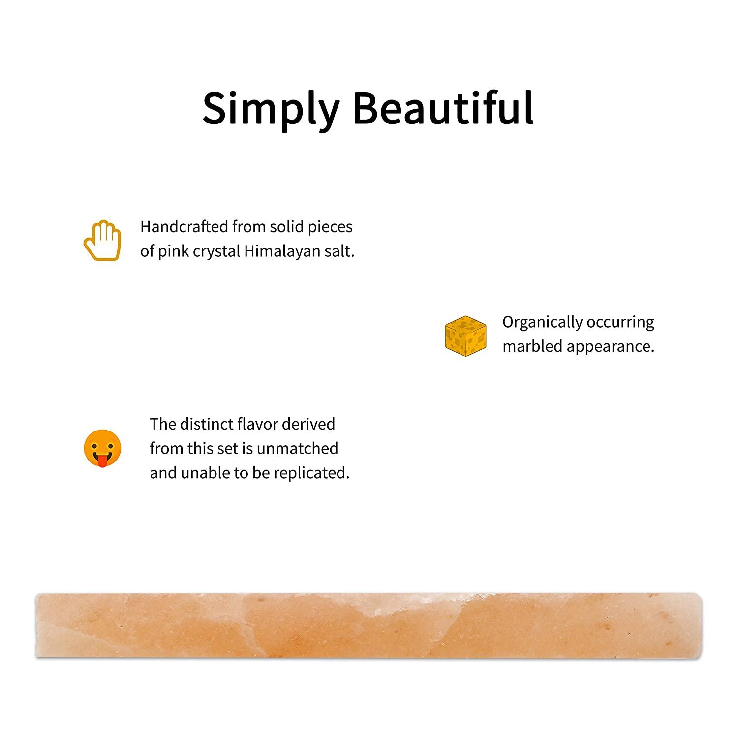 UMAID Himalayan Salt Block Cooking Plate 12x8x1.5 | Food Grade Salt ...