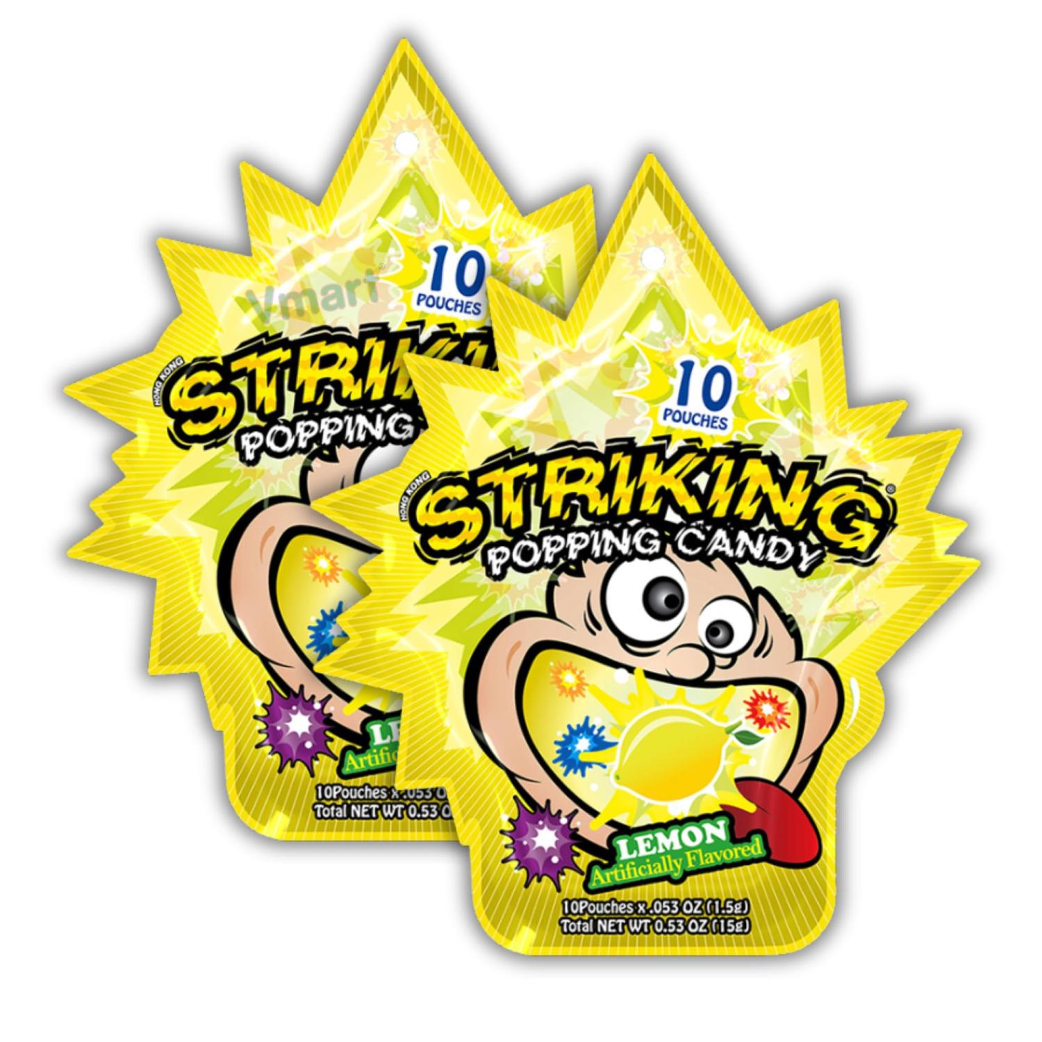 Striking Popping Candy Lemon Flavour 15g (Pack of 2) | Buy Now with ...