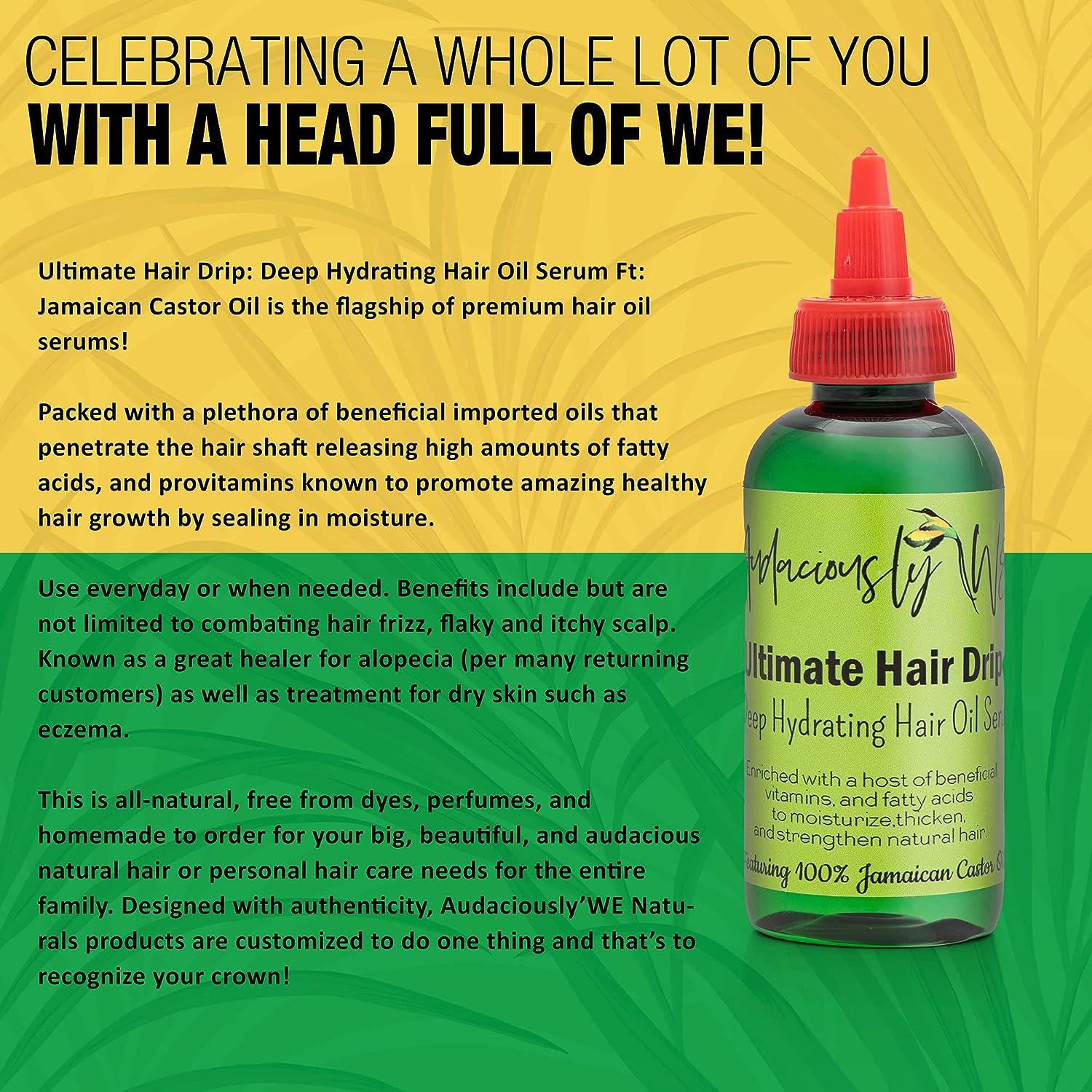 WE Ultimate Hair Drip Hydrating Serum with Jamaican Castor Oil ...