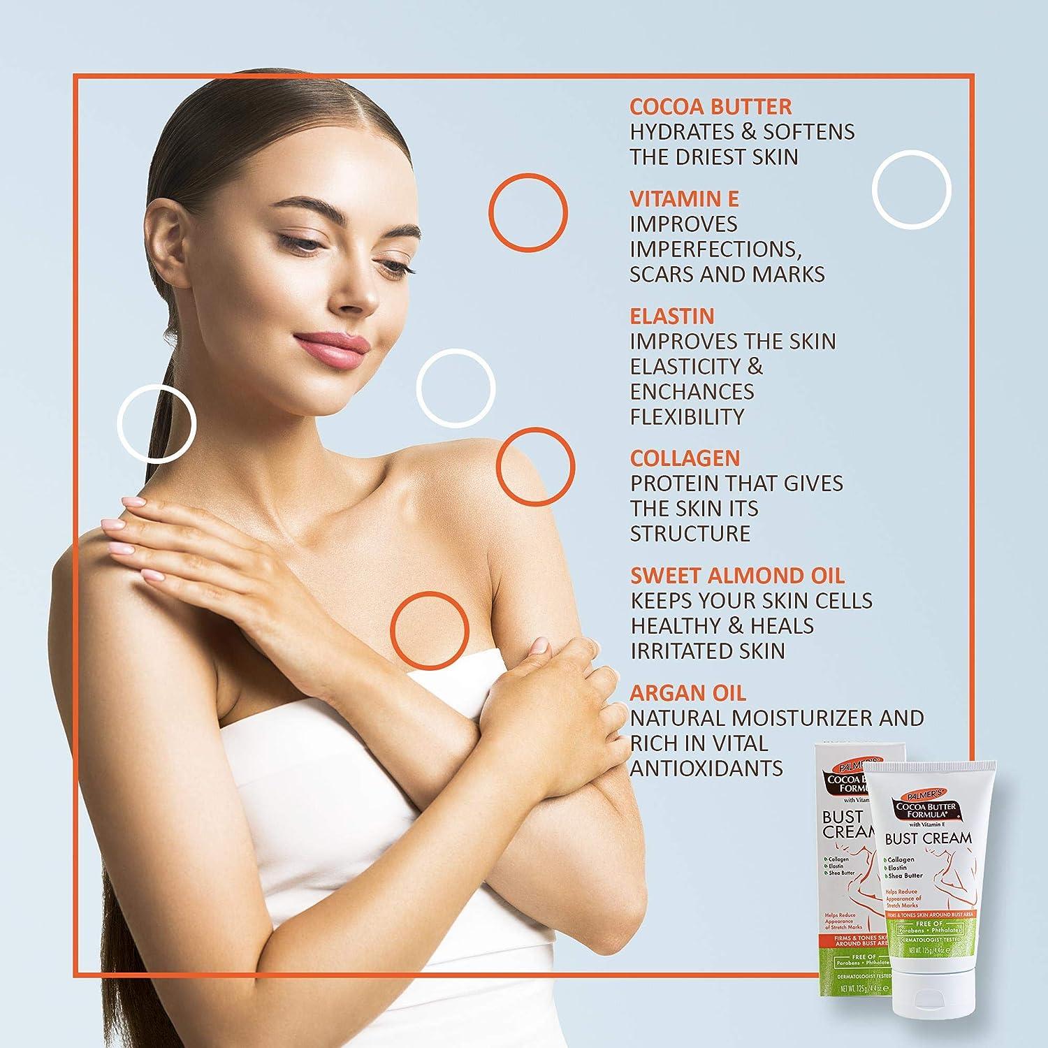 Palmers Cocoa Butter Bust Cream 4.40 oz | Firming & Tightening Formula ...