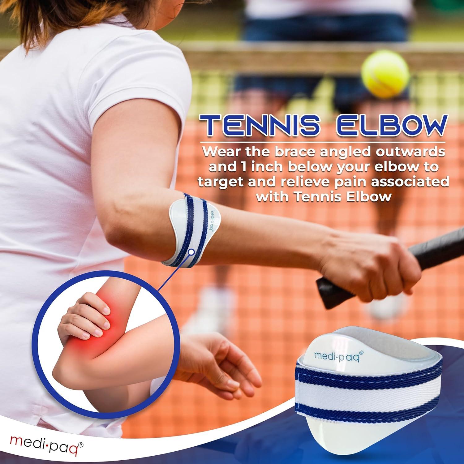 Medipaq Tennis Elbow Support Strap - Golfers & Tennis Elbow Brace for ...