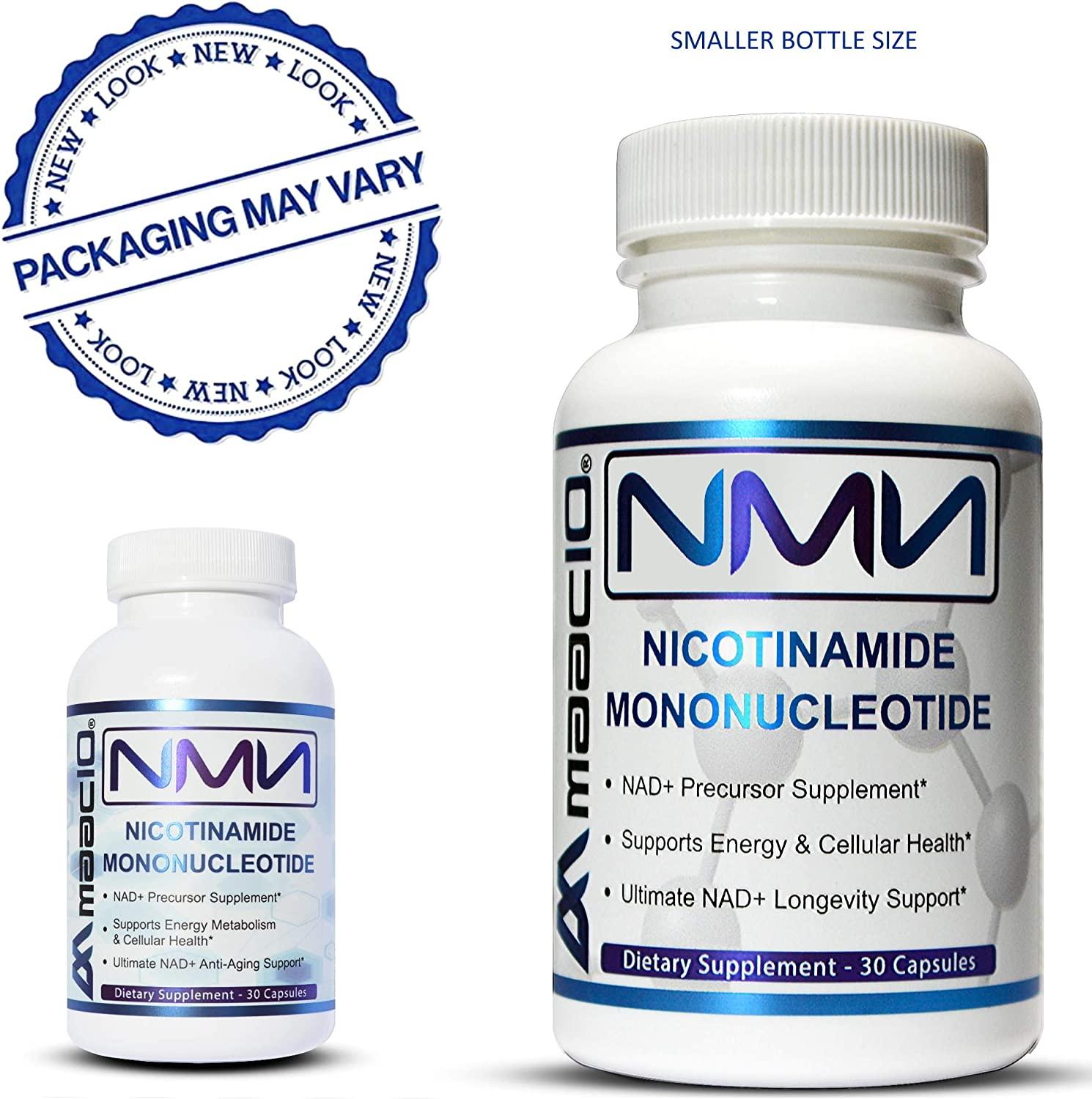 MAAC10 NMN 125mg Capsules: 99% Pure Pharmaceutical Grade Stabilized NMN Supplement - The ...