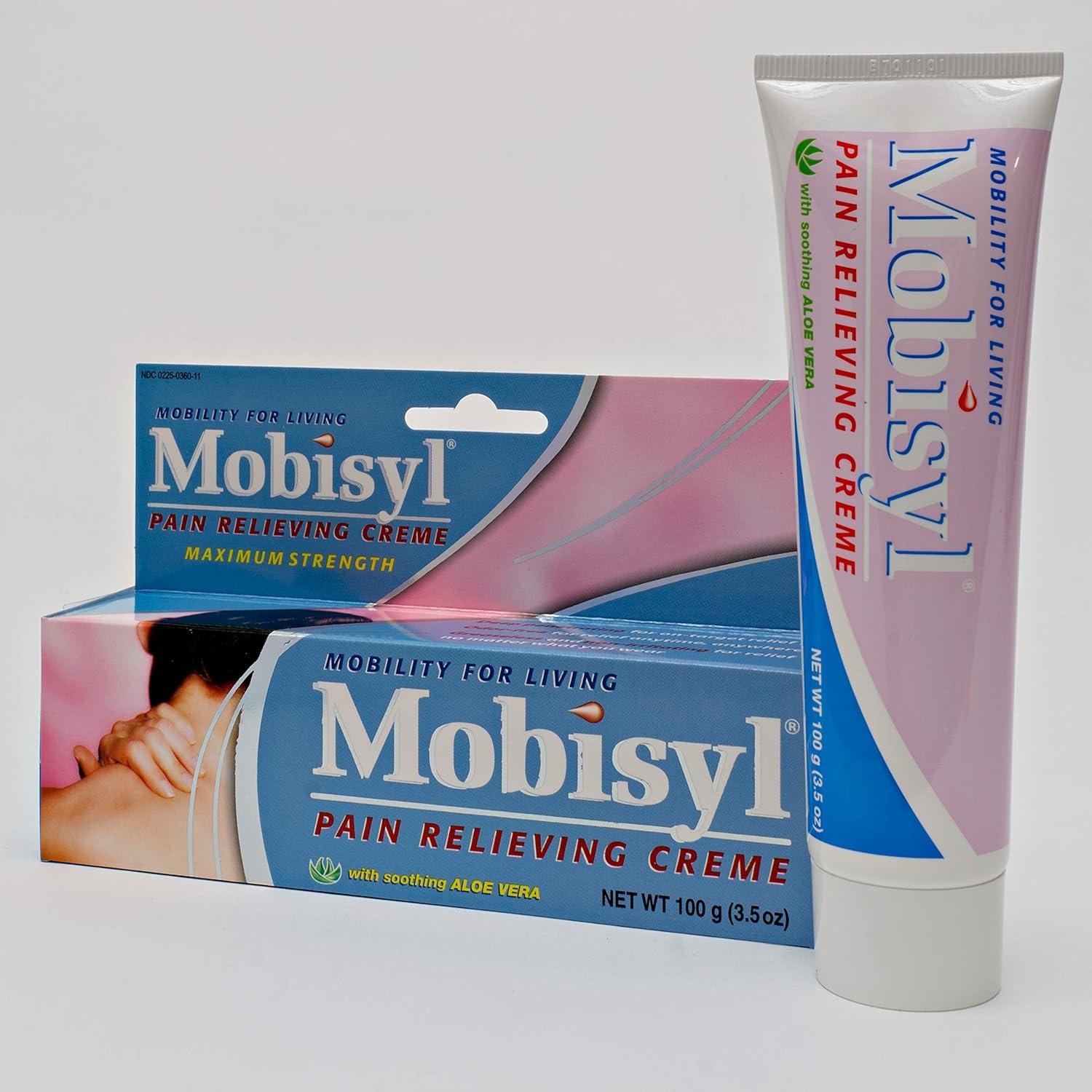 Mobisyl Pain Relieving Creme with Aloe Vera - 3.5oz Tube