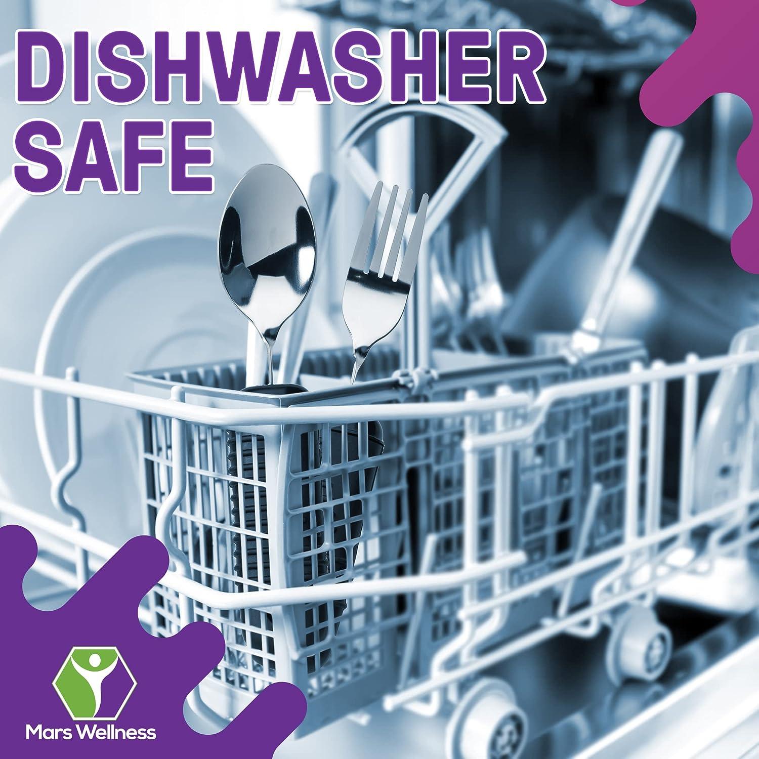 Mars Wellness Weighted Utensils Set - 3-Piece Heavy Duty Stainless ...