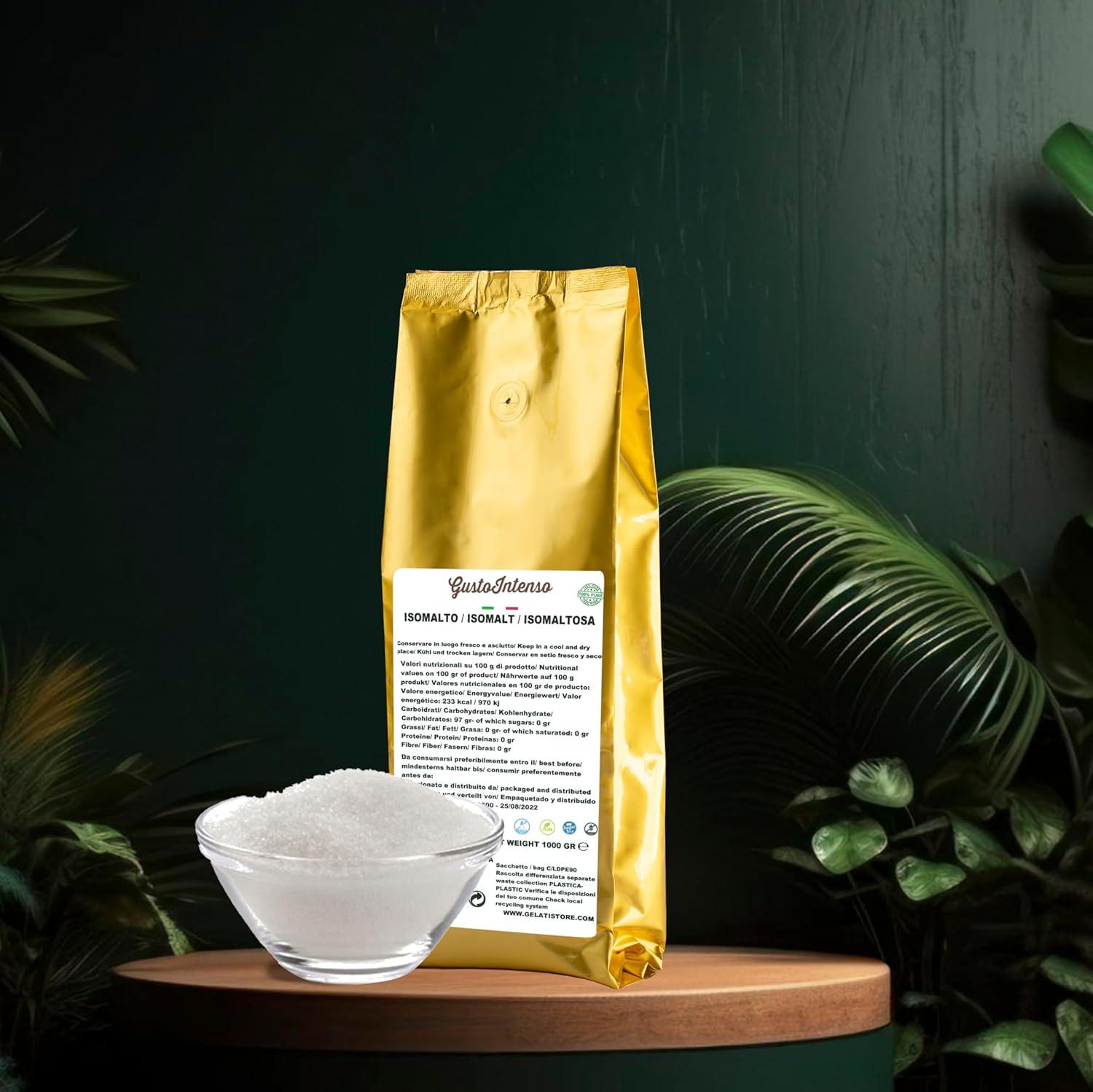 GustoIntenso Isomalt Sugar 1kg - Pure Crystalline Sugar Substitute for ...