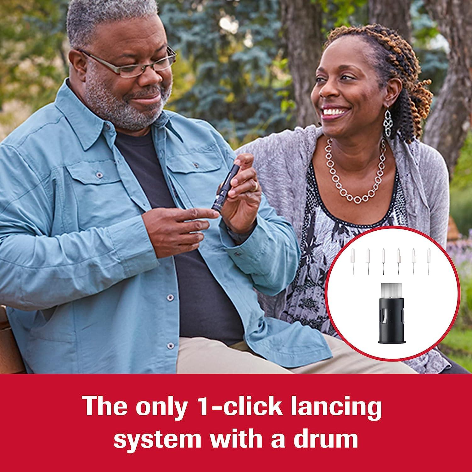 Accu-Chek FastClix Diabetes Lancing Device with 6 Lancets - Fast, Easy ...