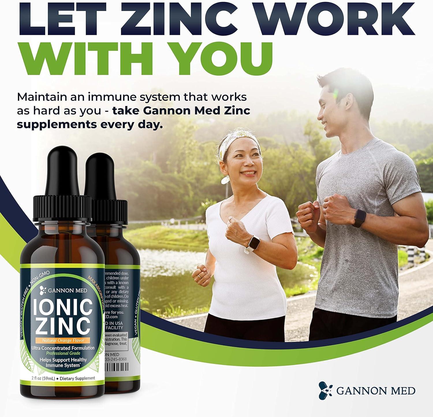 Zinc Chelate Immune Booster - Ionic Zinc Liquid Drops for Immunity ...