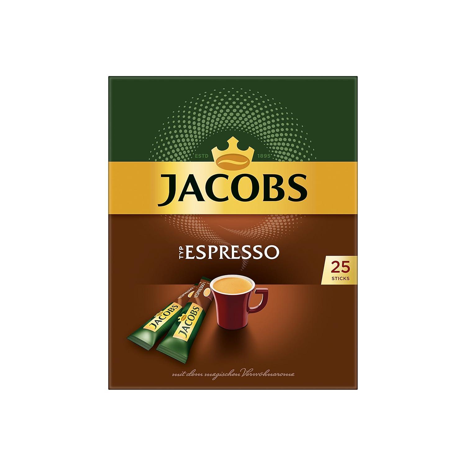 Buy Jacobs Type Espresso - 12 Pack Instant Coffee | 25 Individual ...