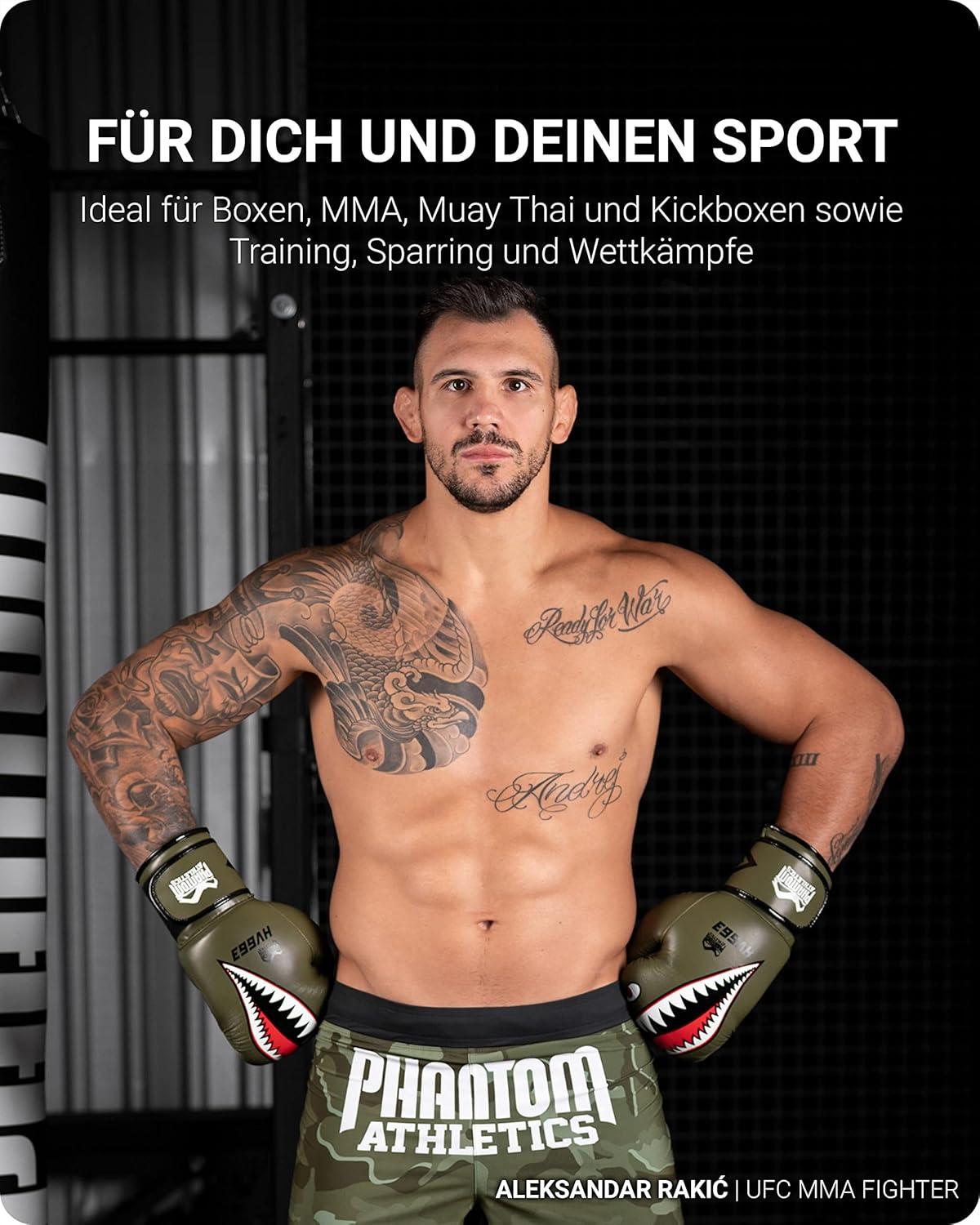 Phantom Boxing Gloves | MMA & Thai Boxing | Fight Squad 12 Oz ...