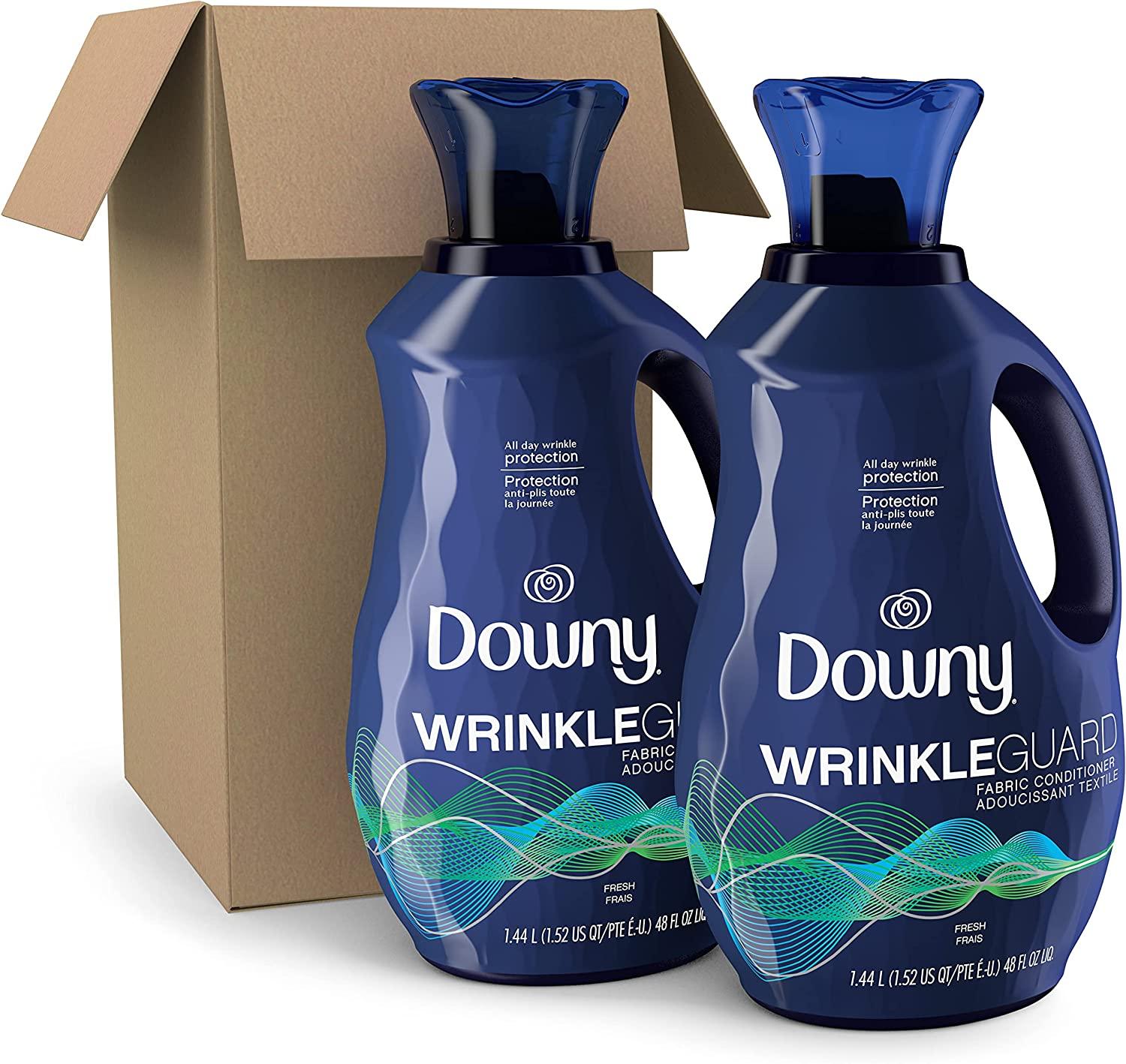 Downy Wrinkleguard Laundry Fabric Softener Liquid - Fresh Scent, 192 ...