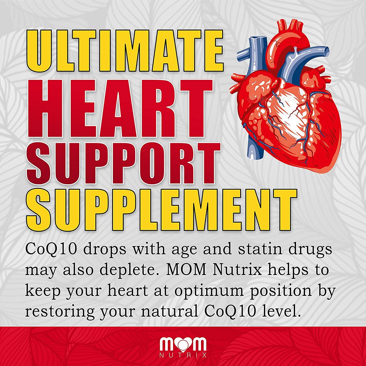 MOM Nutrix CoQ10 500mg | Maximum Strength Heart Health & Cellular ...