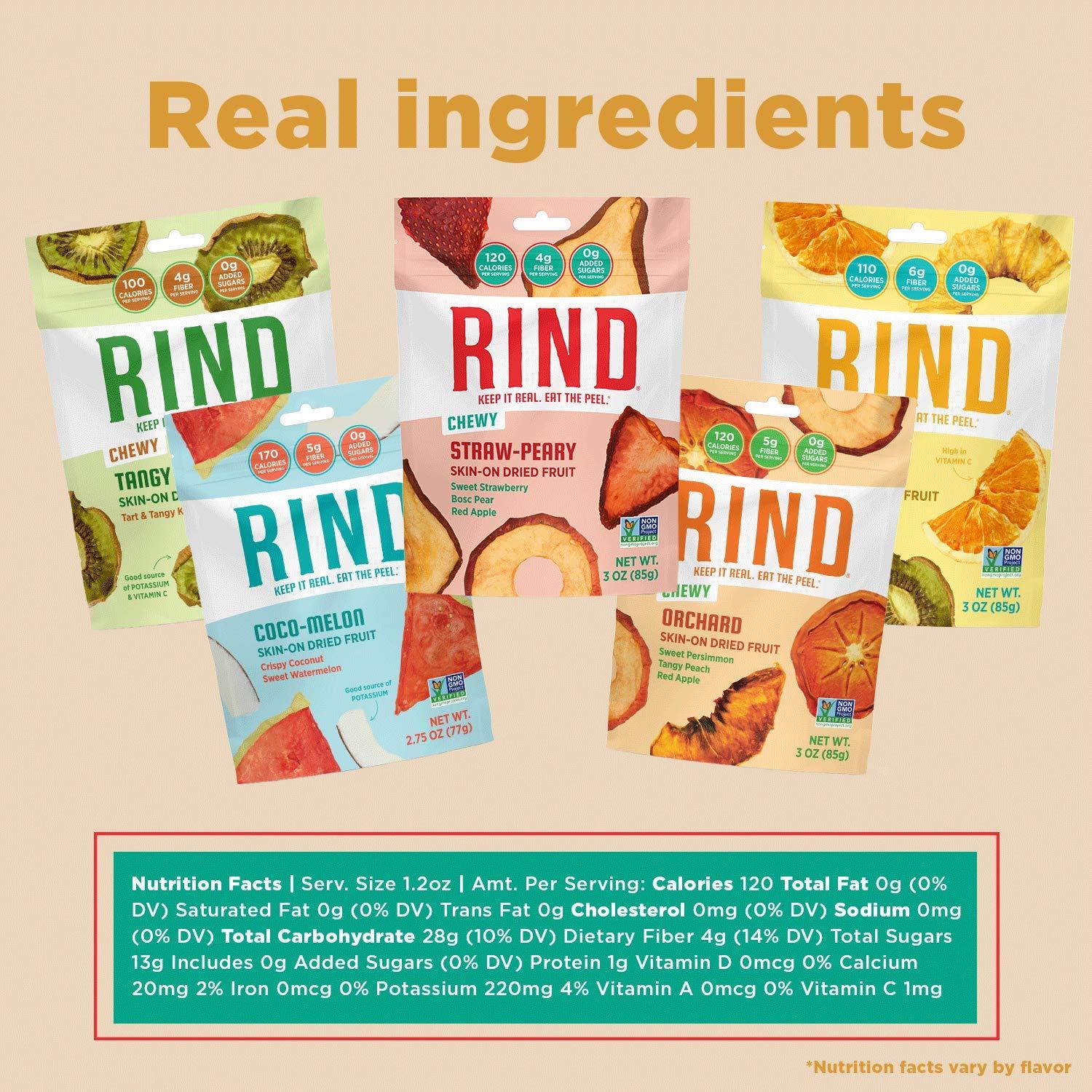 RIND Snacks Dried Fruit Superfood Variety Pack | No Added Sugar | Tangy ...
