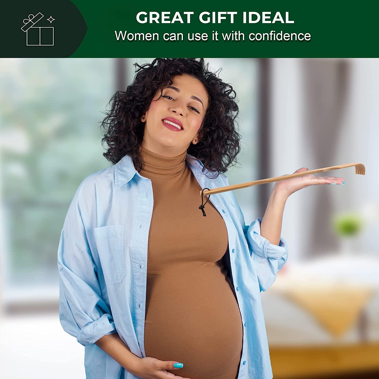 Bamboo Back Scratcher RENOOK Newest Polished Thicken Extended ...