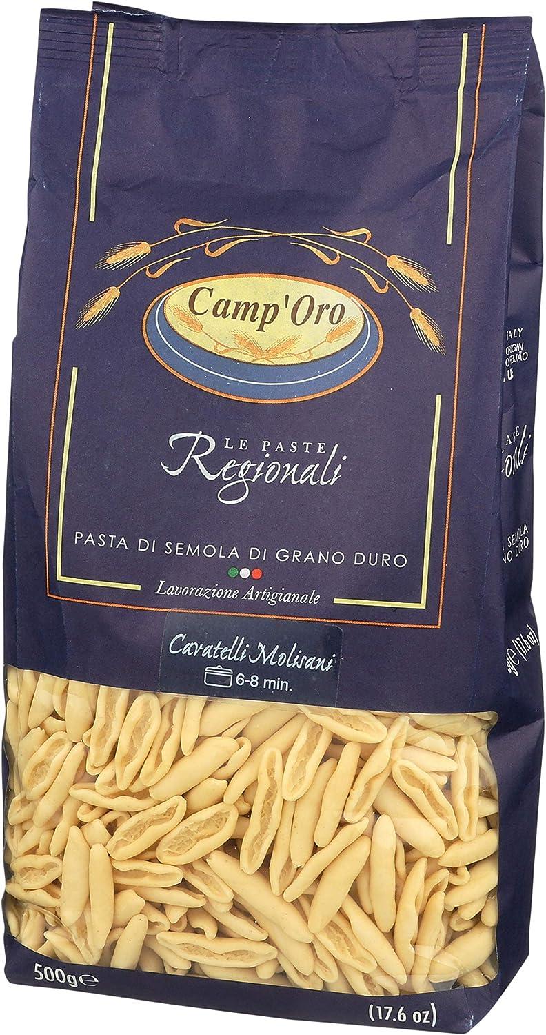 Camp'Oro Le Regionali Italian Pasta Cavatelli Molisani 17.6oz (Pack of ...