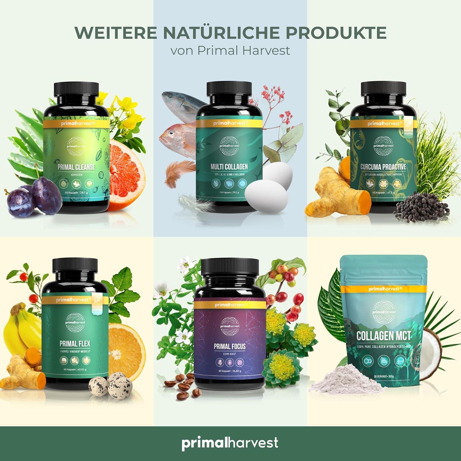 Primal Harvest Multivitamin Tablets - High-Dose Vitamins & Minerals for ...