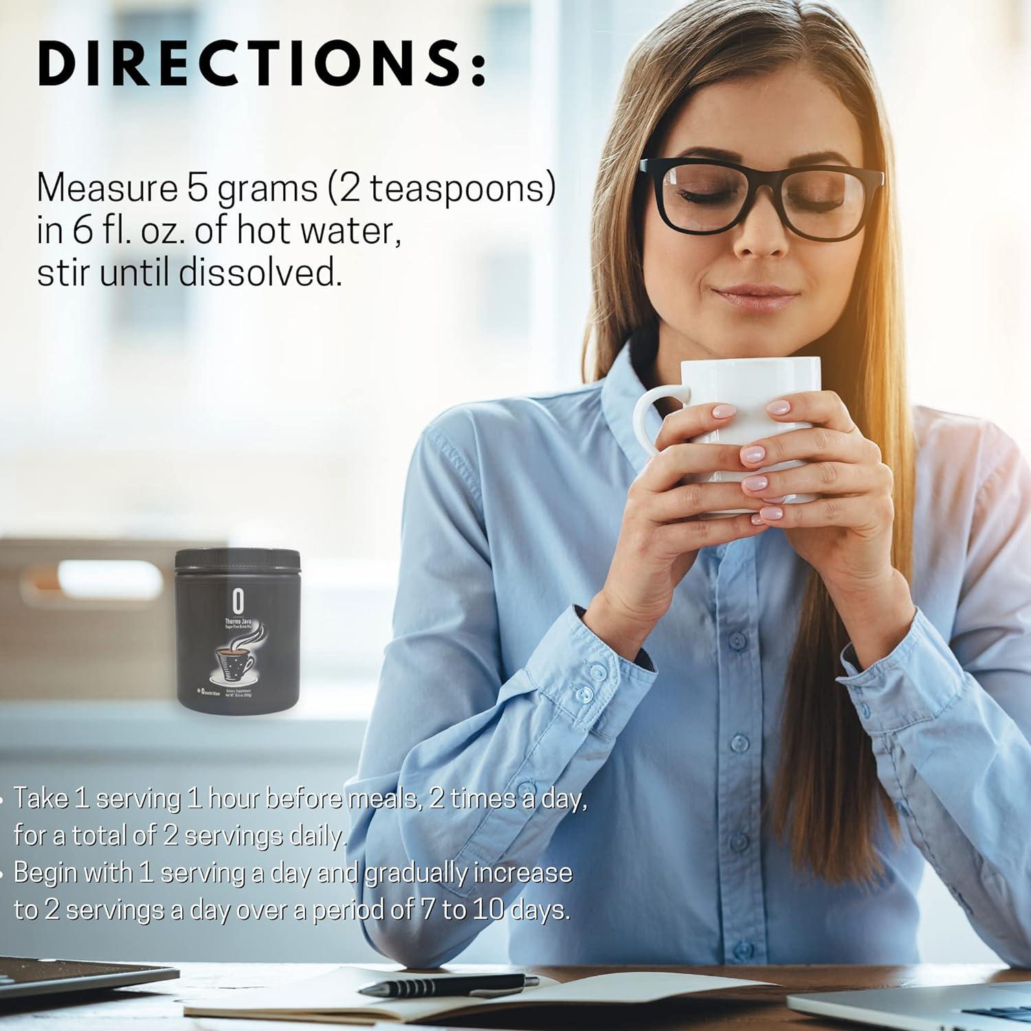 Omnitrition Thermo Java Sugar Free Drink Mix 10.6 oz - Energy-Boosting ...