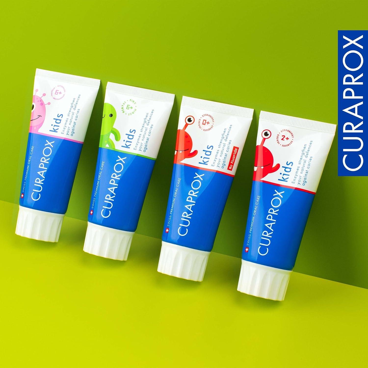 Curaprox Children's Watermelon Toothpaste - Fresh & Fruity Flavour for Kids 6 Years + - 60ml ...