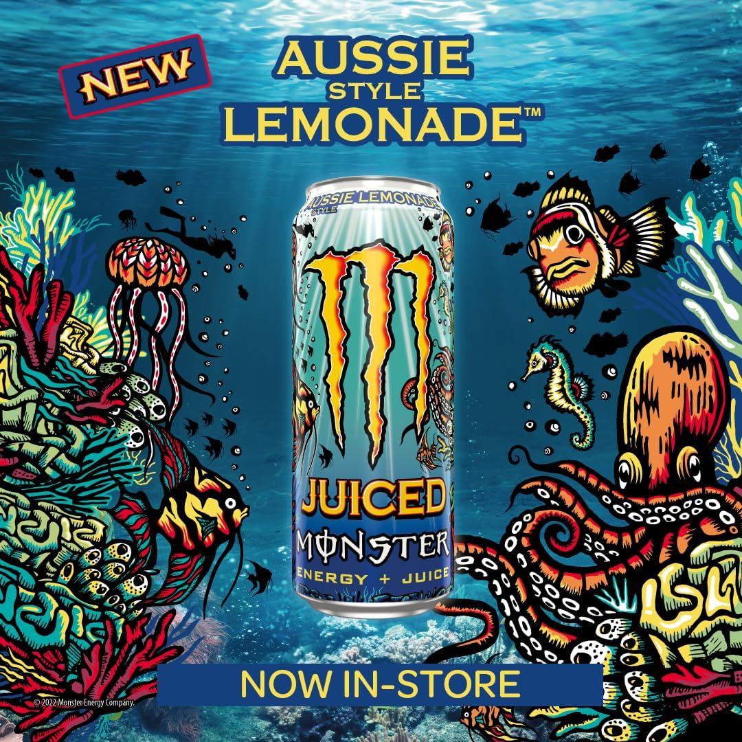 Monster Energy - Juiced Aussie Lemonade - 12x 500ml | Buy Now with ...