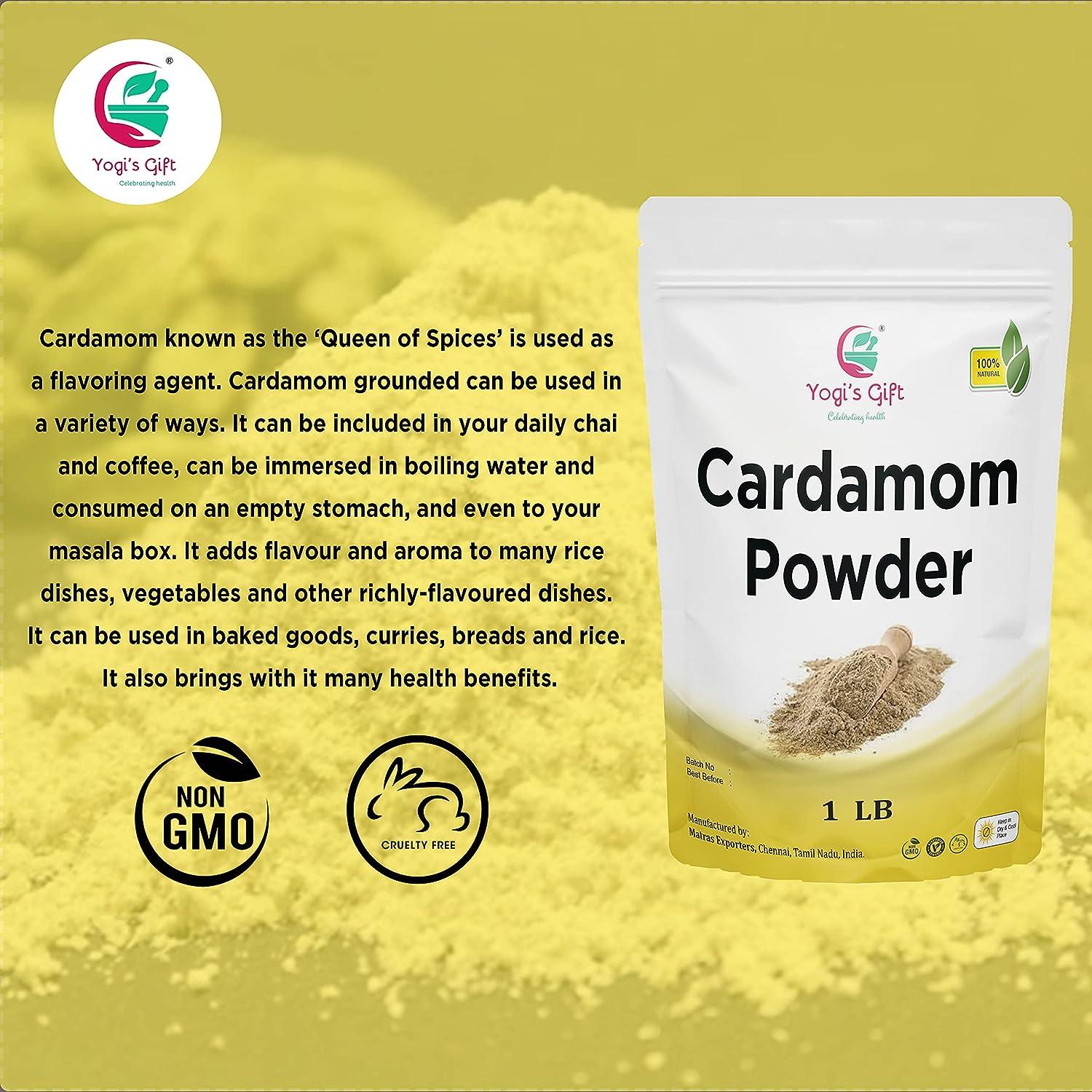 Ground Cardamom Powder 1 LB - Adds Flavour to Baked Goods, Coffee, Tea ...