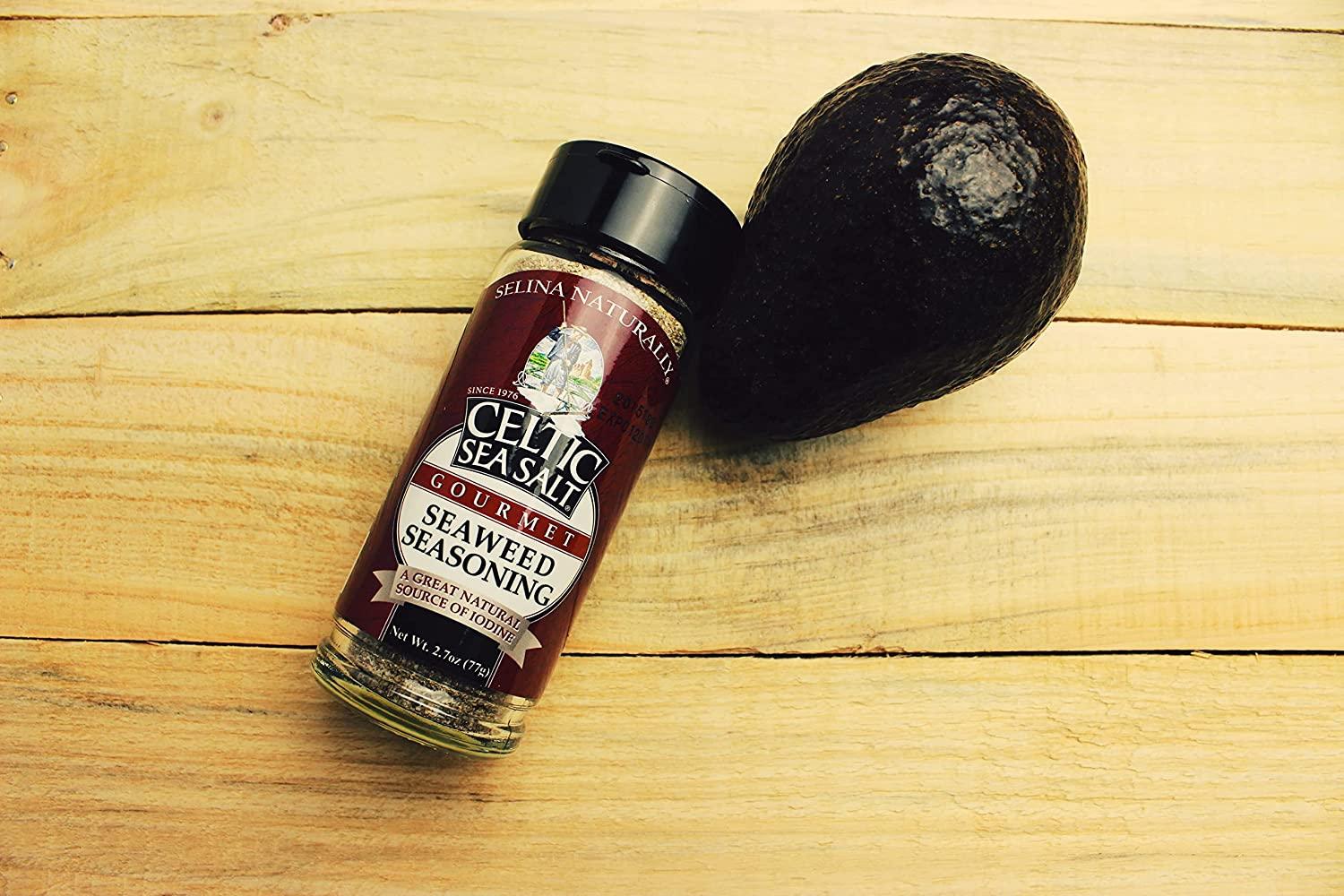 Celtic Sea Salt Gourmet Shaker - 2.3oz | Umami Seasoning with Naturally ...