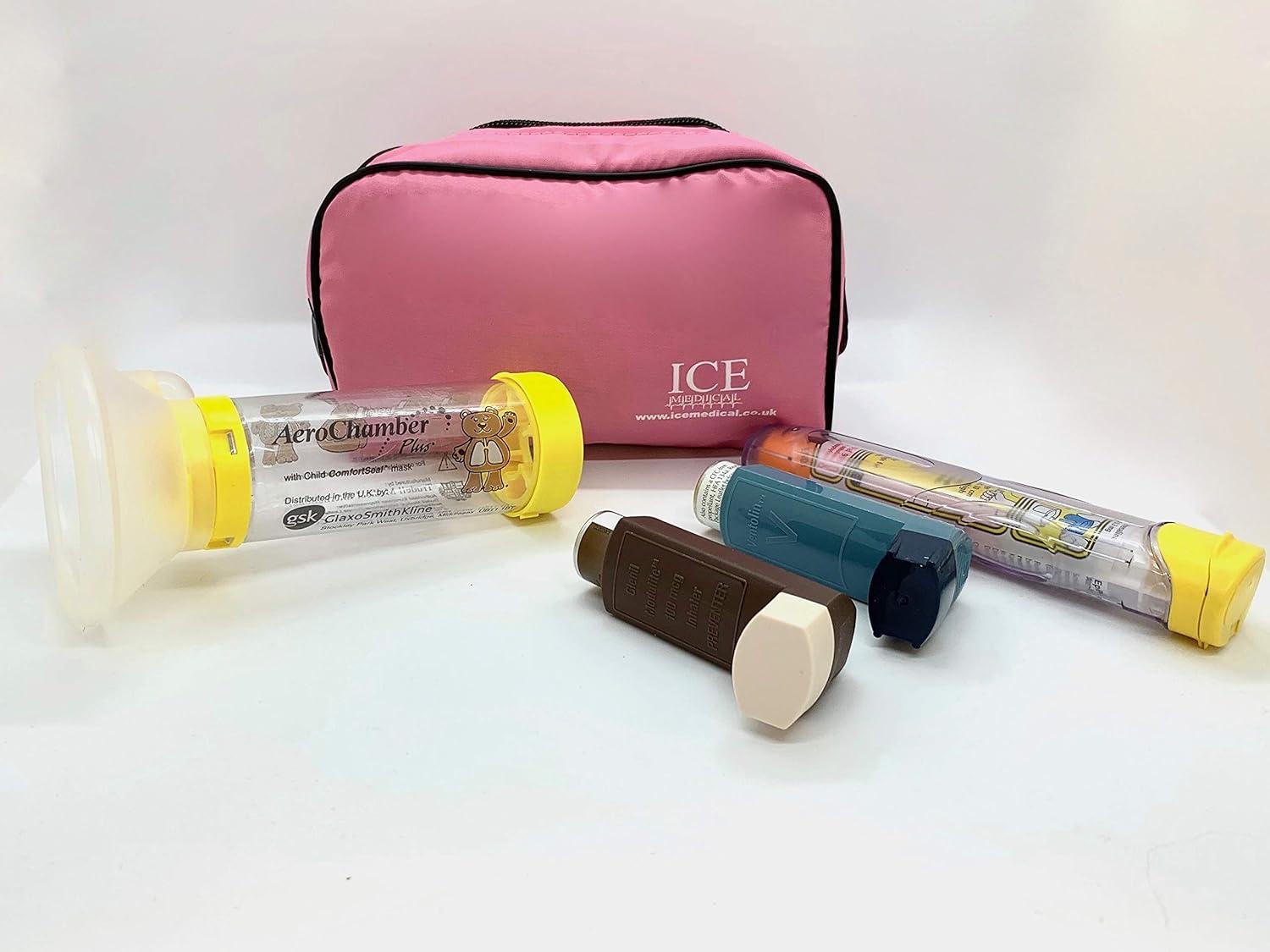 Ice Medical Inhaler Bag - Medium, Pink | Convenient & Stylish Storage ...
