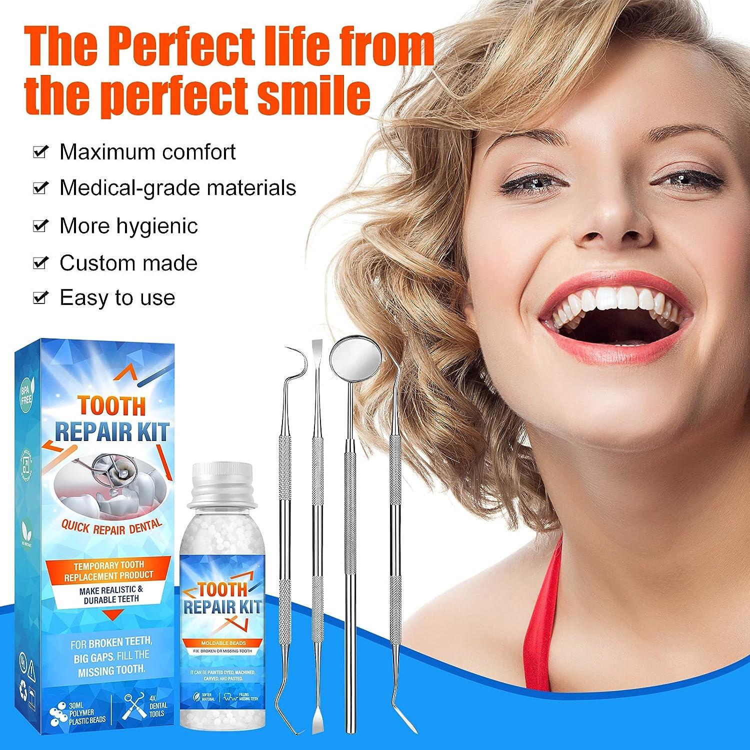 Temporary Tooth Repair Kit | Fix Missing & Broken Teeth | 4 Dental ...