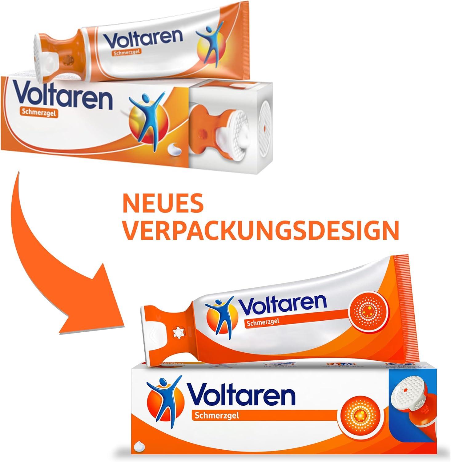 Buy Voltaren Pain Gel 11.6 mg/g with Easy Applicator - Effective Relief ...