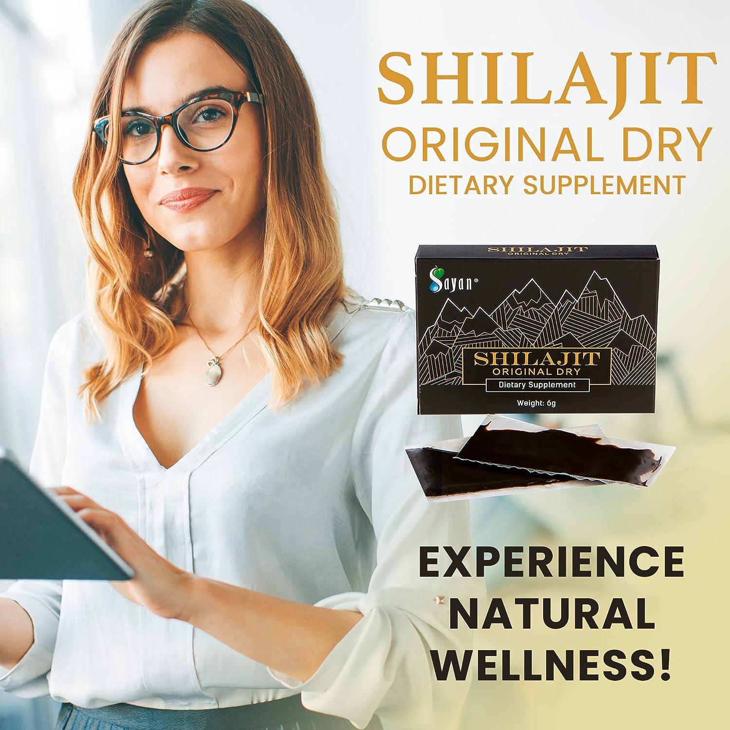 Sayan Dry Shilajit Extract Solid Resin - 60 Servings | Pure & Potent ...
