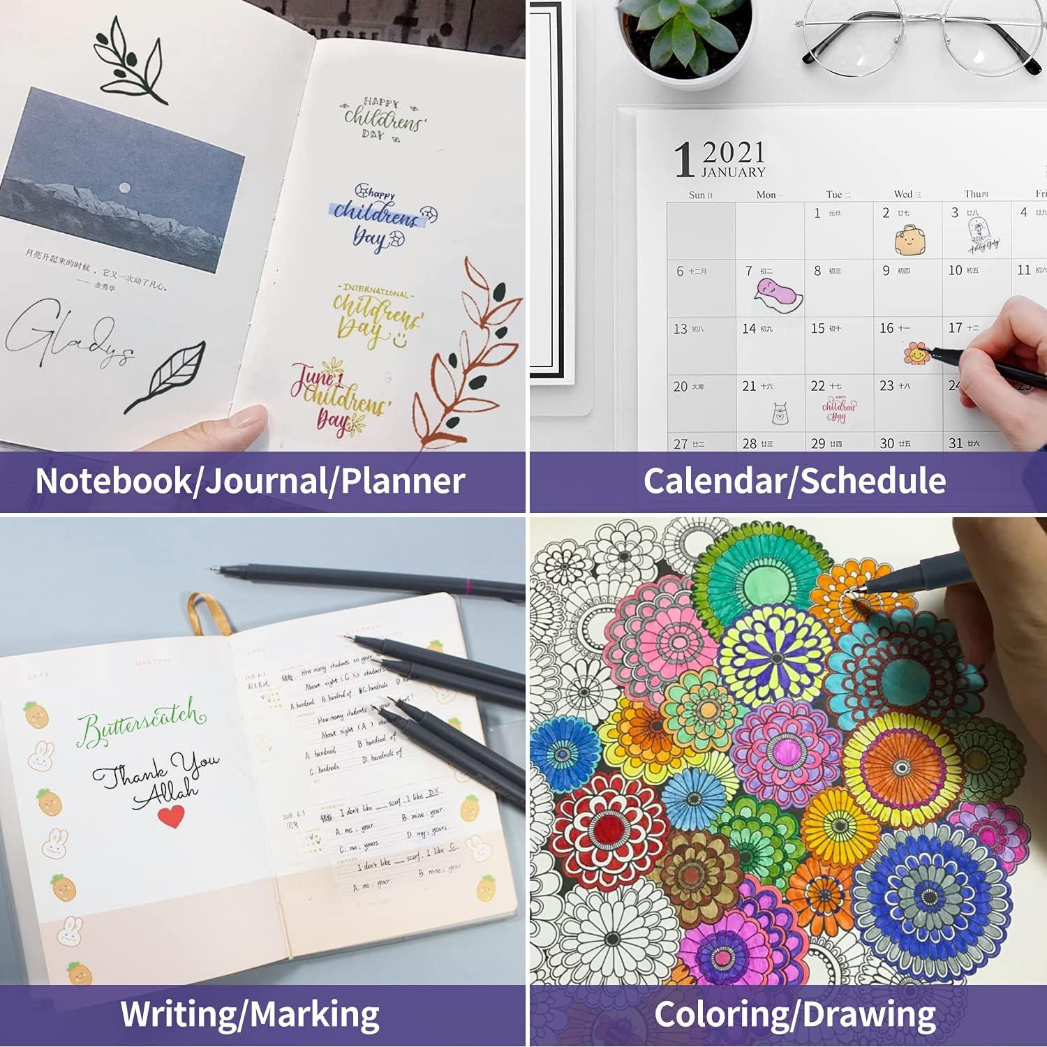 fine line pens for coloring pages