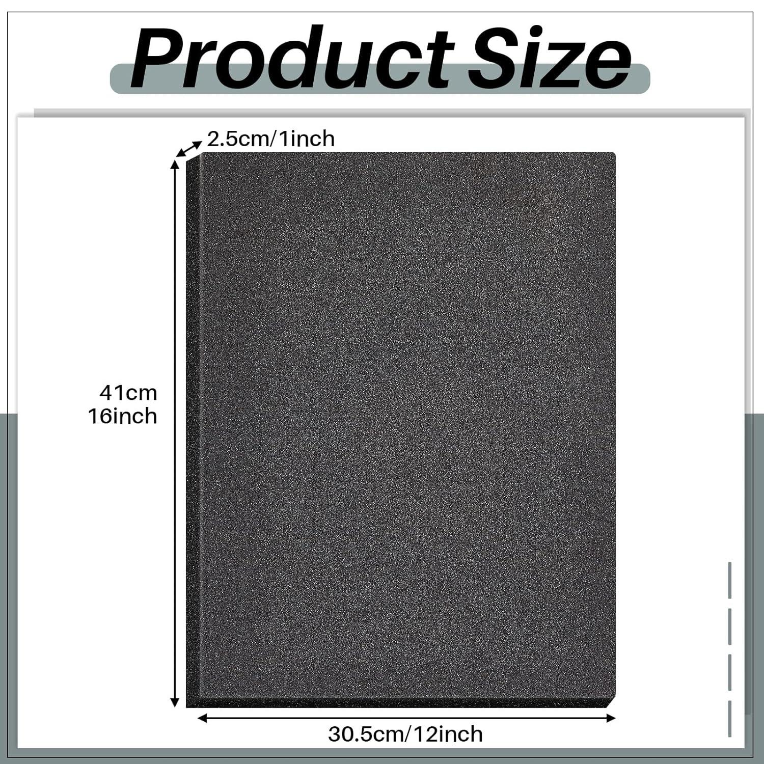 Polyethylene & Polyurethane Foam Sheets - 16x12x1 Inch Pads for Case ...