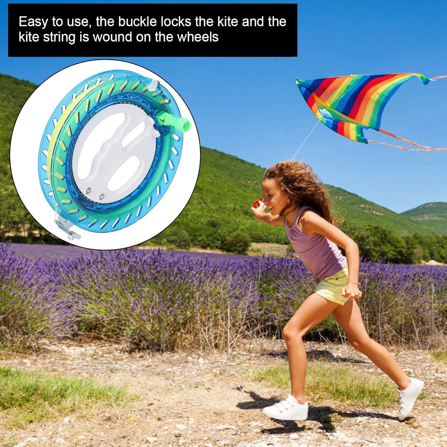 Buy Kite Reel with Blue Handle - 200m Line Outdoor Kite Accessory for ...