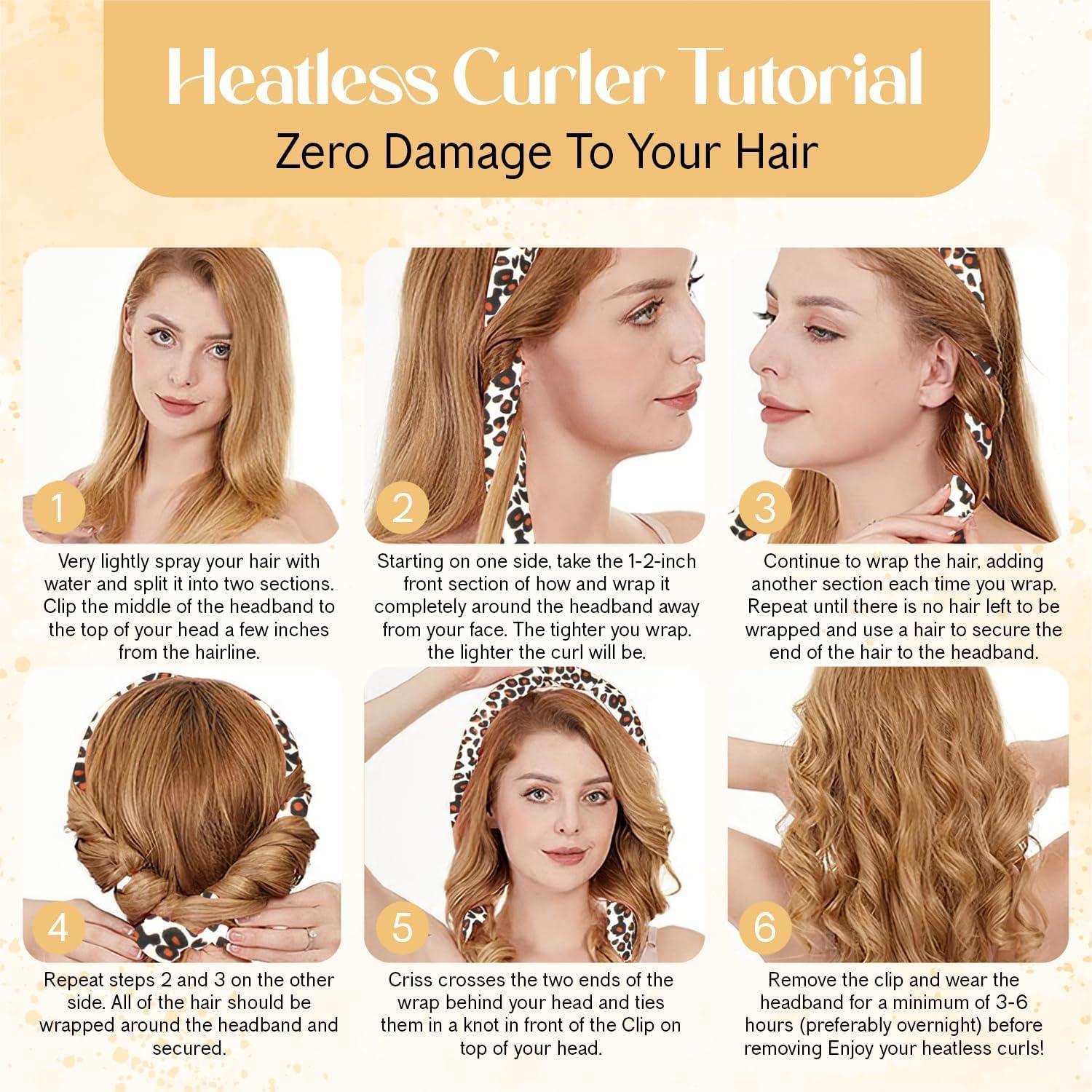 no heat curlers tutorial