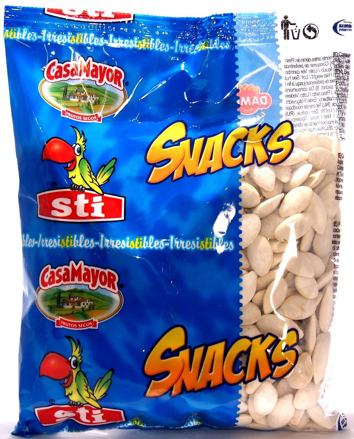 Sti Casa Mayor Roasted & Salted Pumpkin Seeds 400g - Premium International Snack | Buy Now with ...