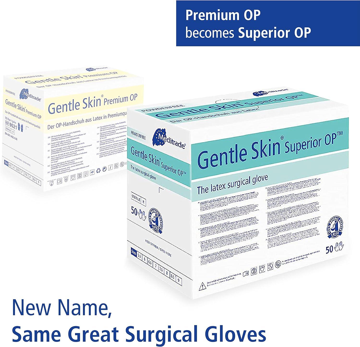 Surgical Gloves - Medium Powder Free Sterile Latex Disposable | 50 Pairs - Size 6 | For Surgery ...