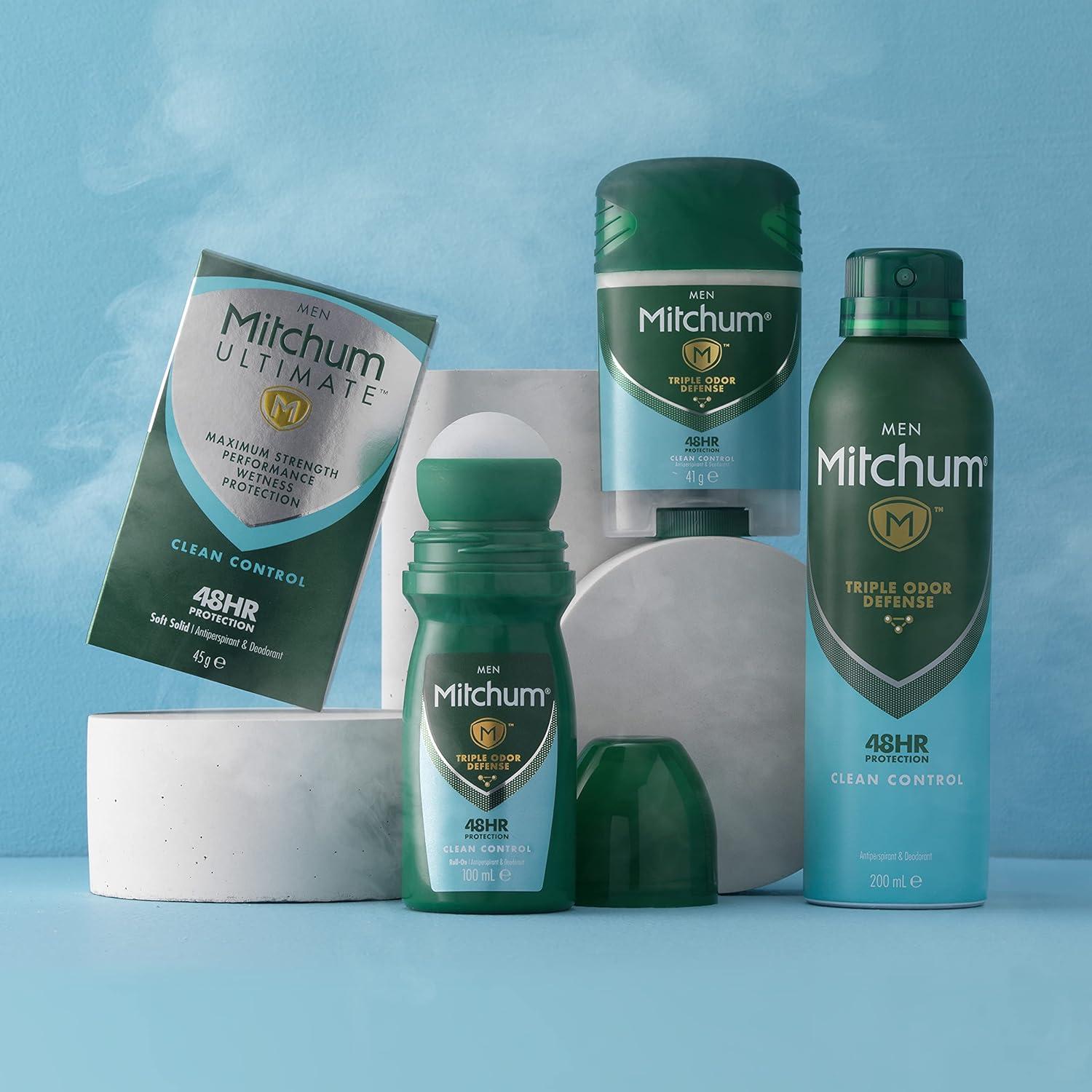 Buy Mitchum Ultimate 48HR Protection Soft Solid Deodorant for Men ...