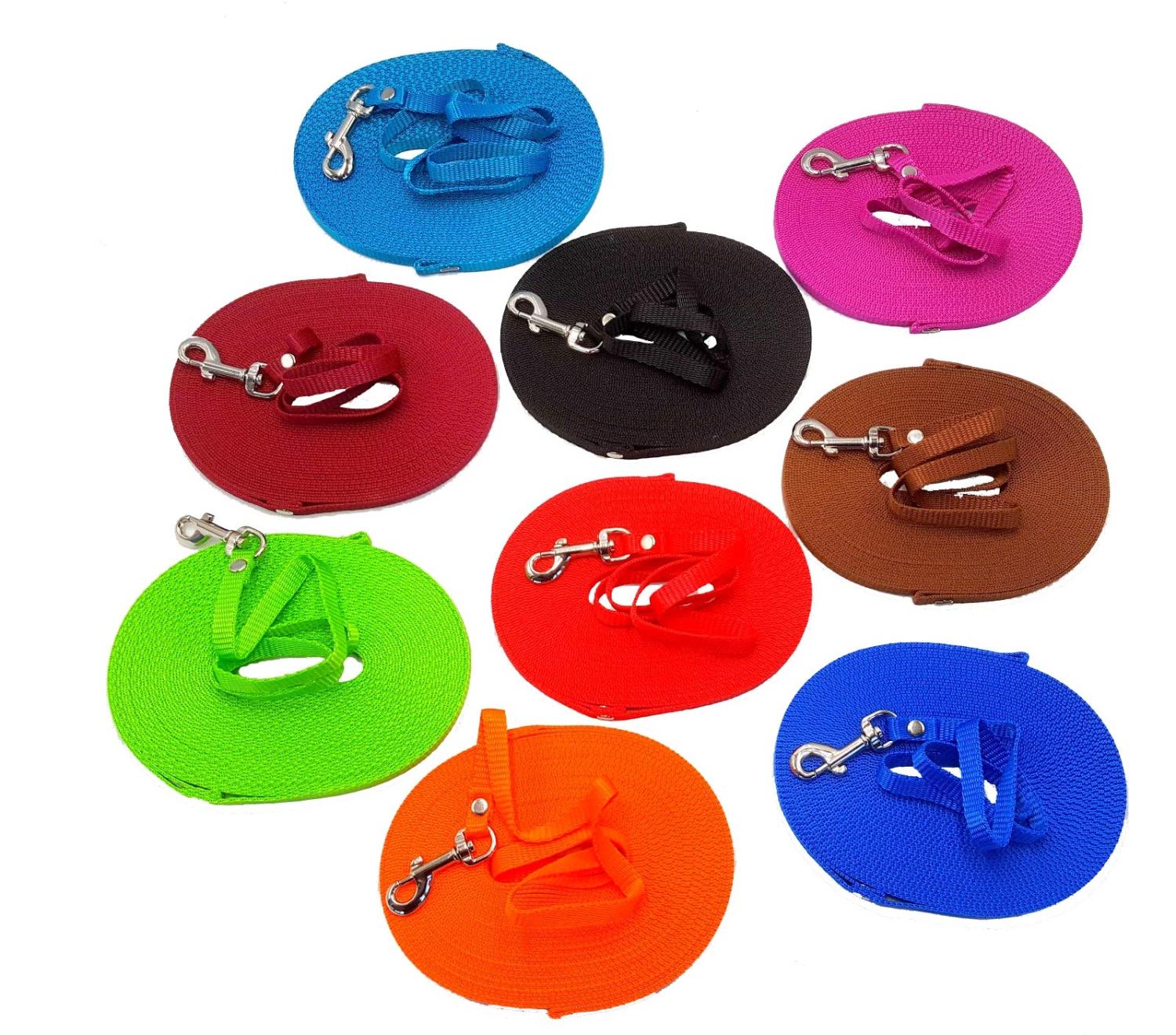 Elropet Mini Field Dog Leash - 25m Track Leash for Small Dogs - Royal ...