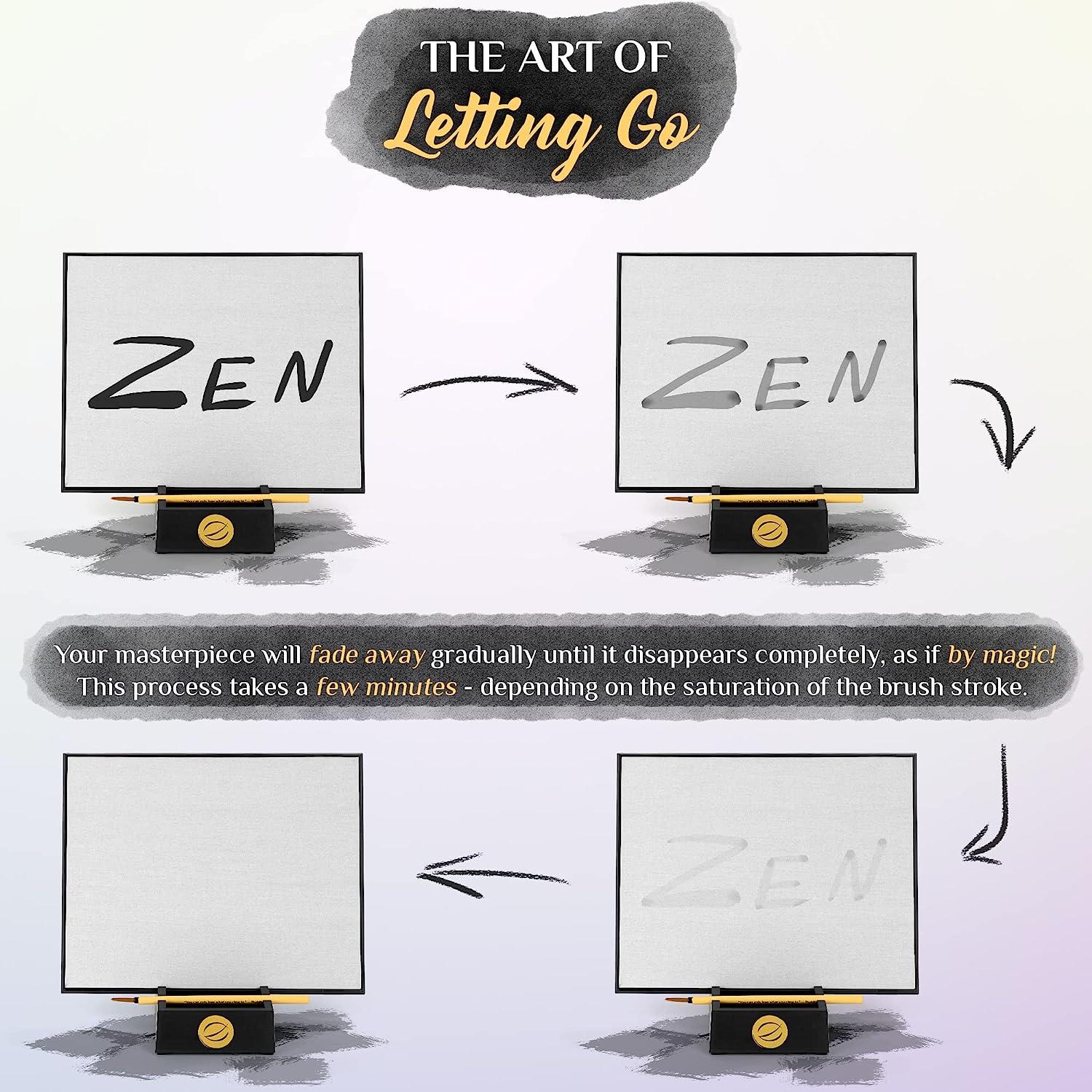 Zen Water Painting Art Board - Mindfulness Drawing Board for Water Art ...